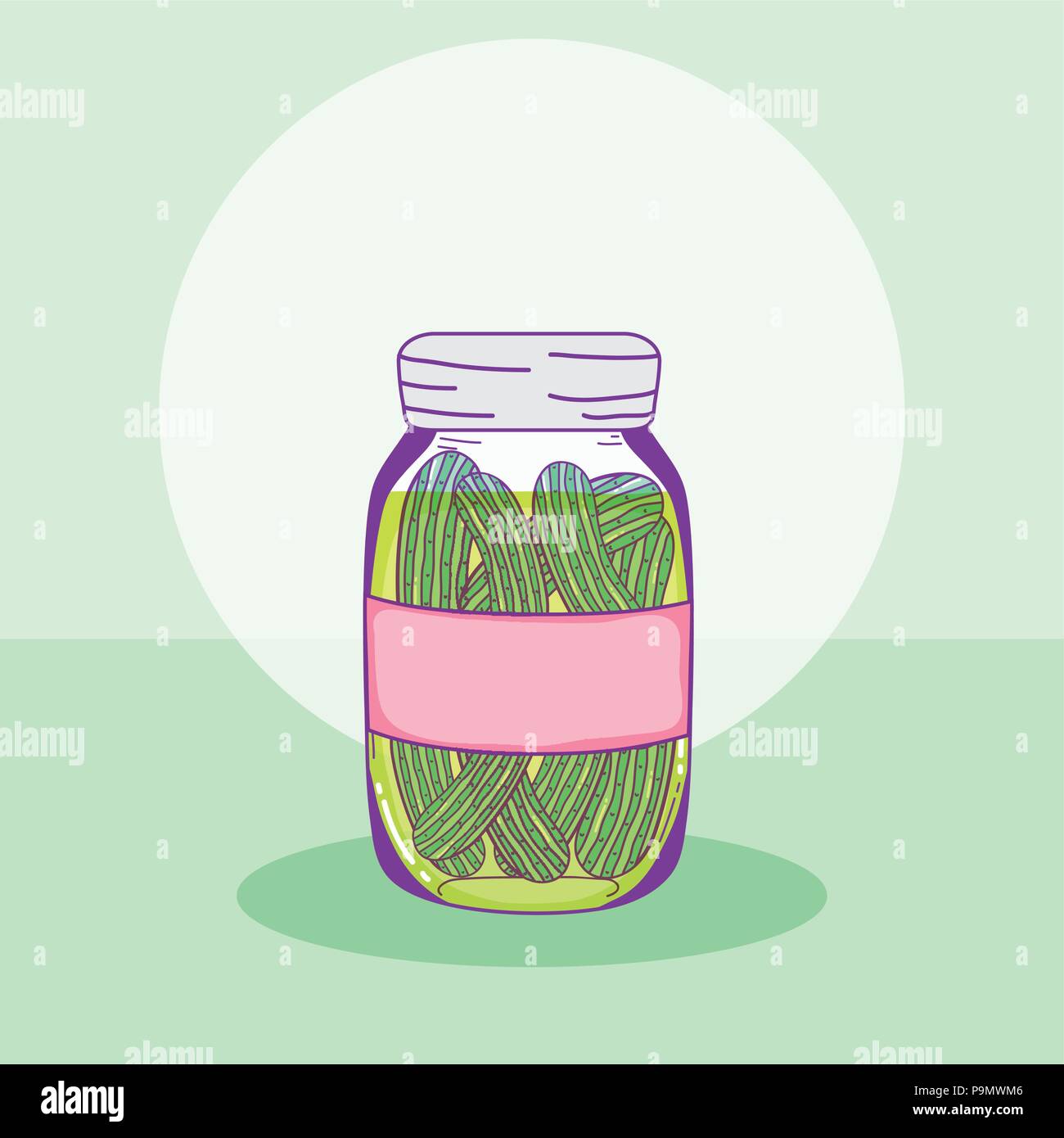 Decorative cucumbers Stock Vector Images - Alamy