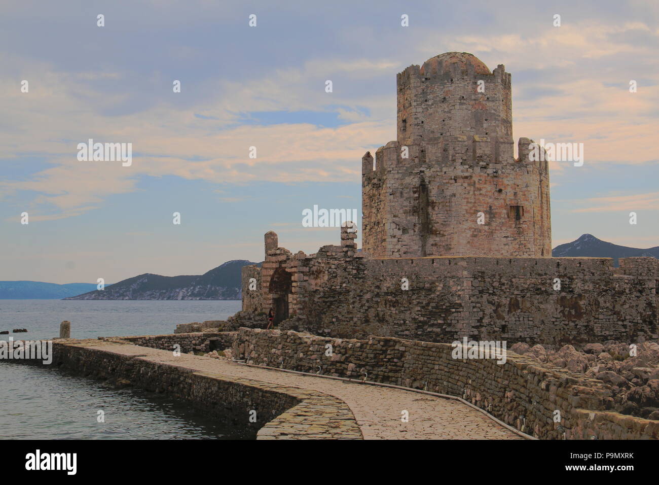 Methoni castle hi-res stock photography and images - Alamy
