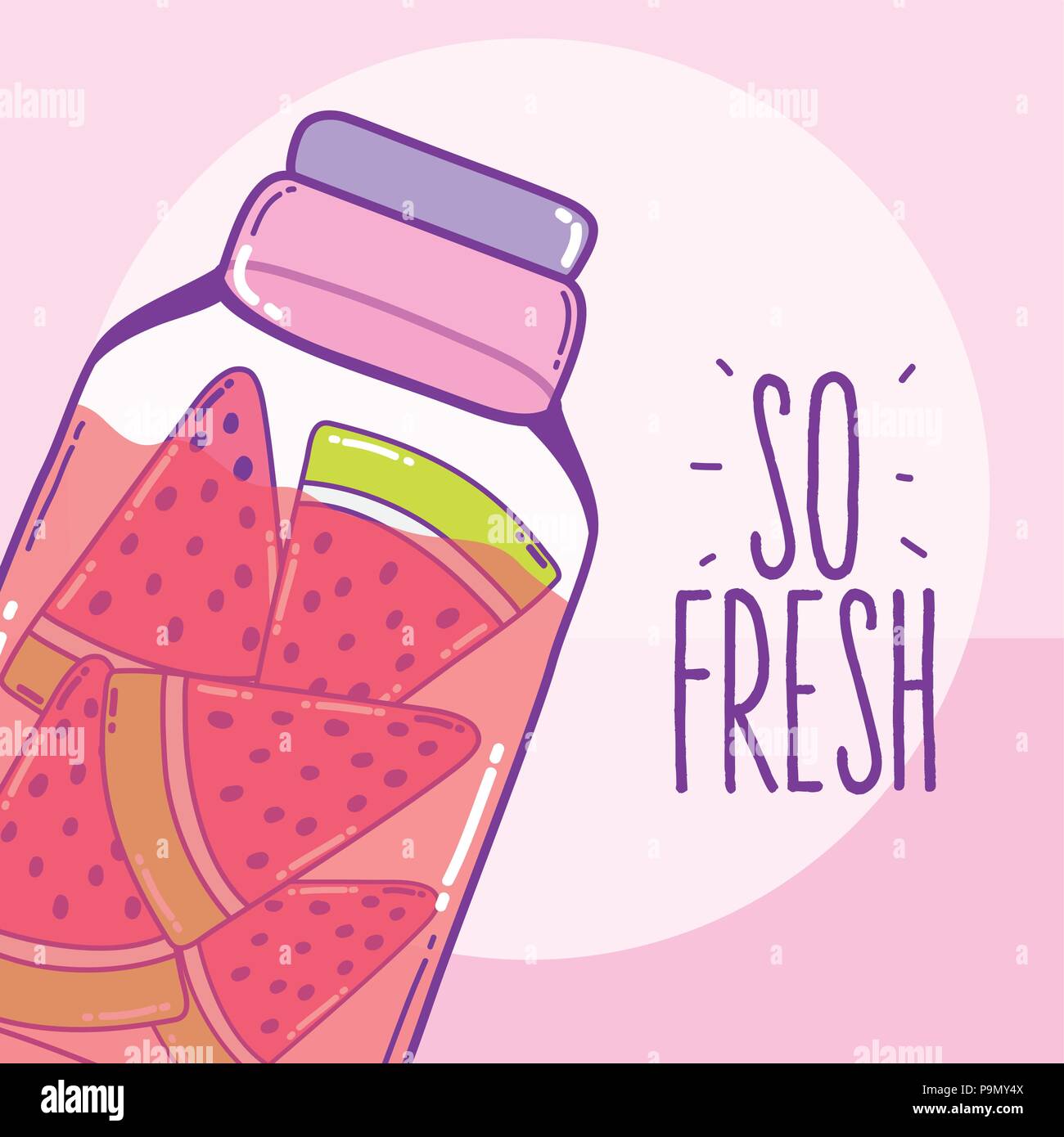 Drink me juice cute cartoons Stock Vector Image & Art - Alamy
