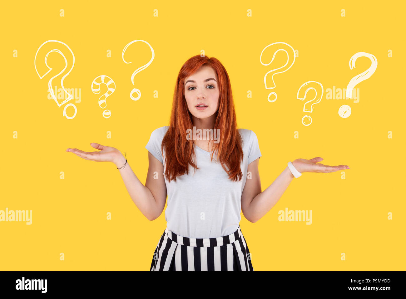 Worried student having many questions after graduating from the ...