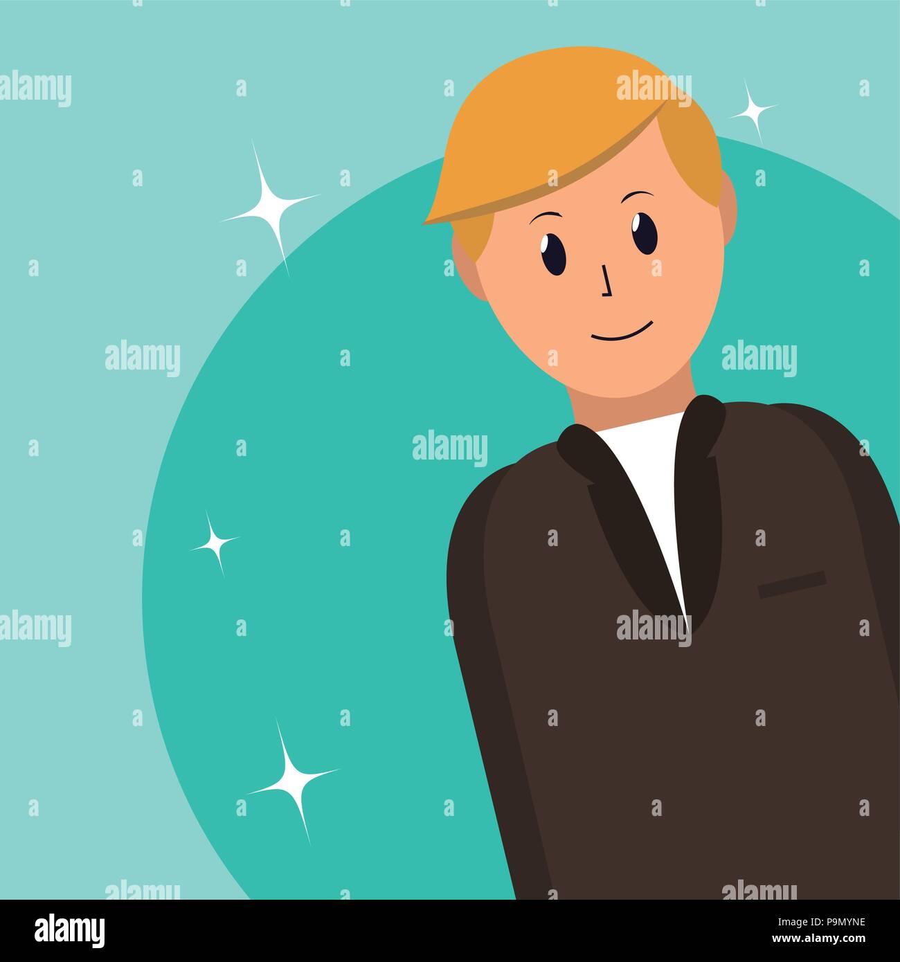 Cute man cartoon Stock Vector Image & Art - Alamy