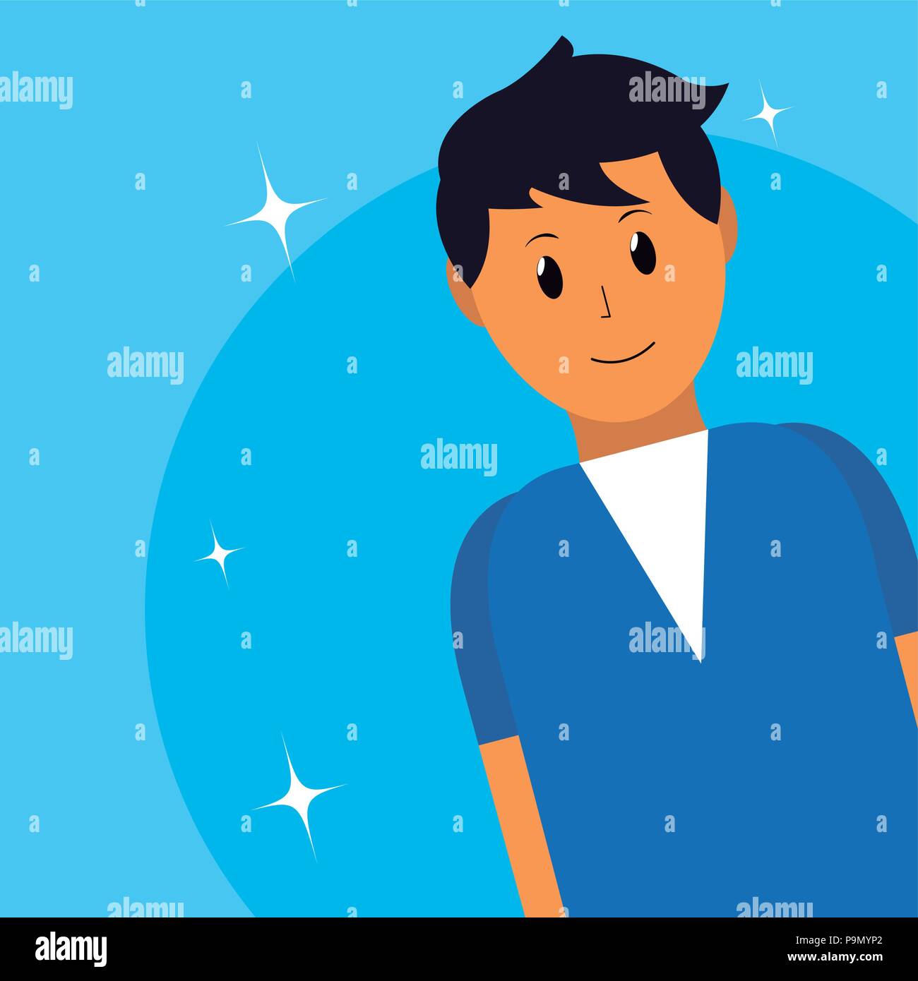 Cute man cartoon Stock Vector Image & Art - Alamy