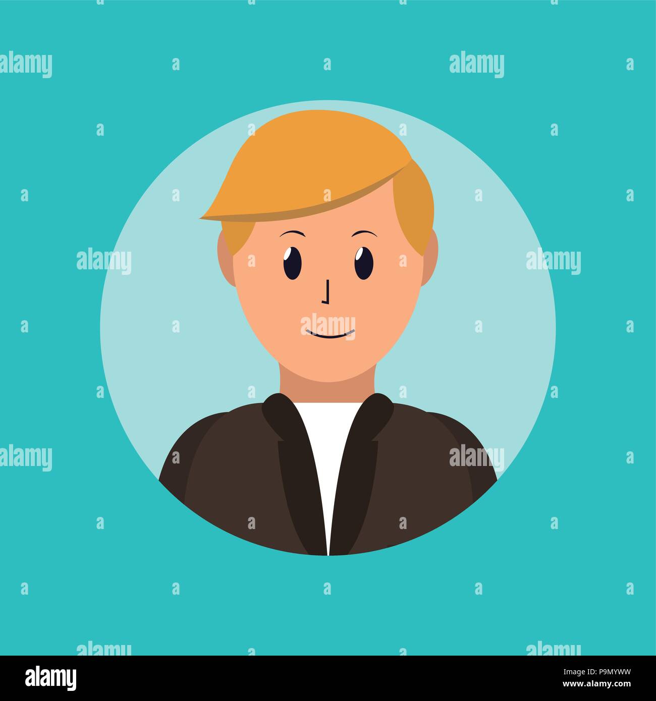 Man smiling profile Stock Vector Image & Art - Alamy