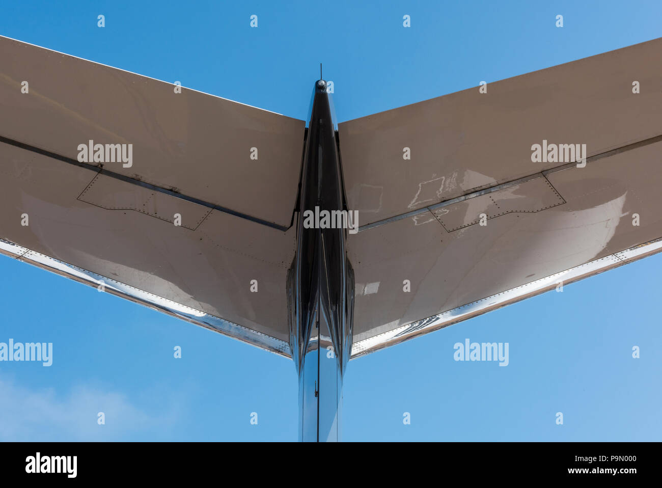 a giant airliner or aircraft tail plane or fin abstract Stock Photo - Alamy