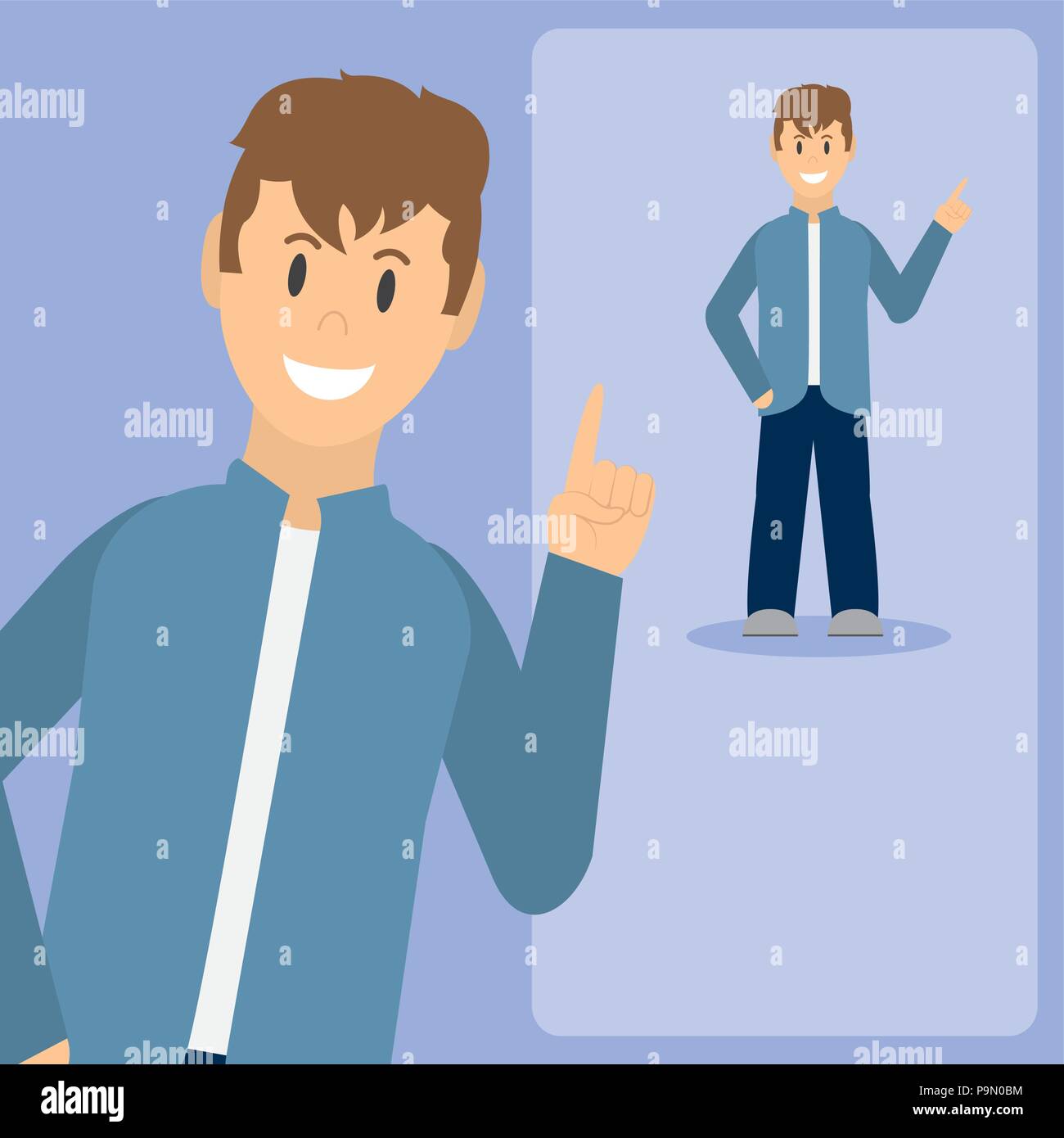 Cute man cartoon Stock Vector Image & Art - Alamy