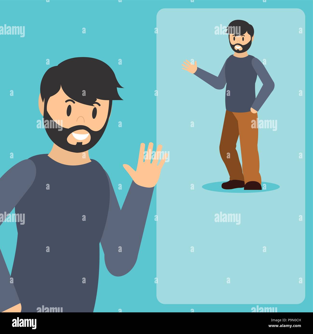 Cute man cartoon Stock Vector Image & Art - Alamy