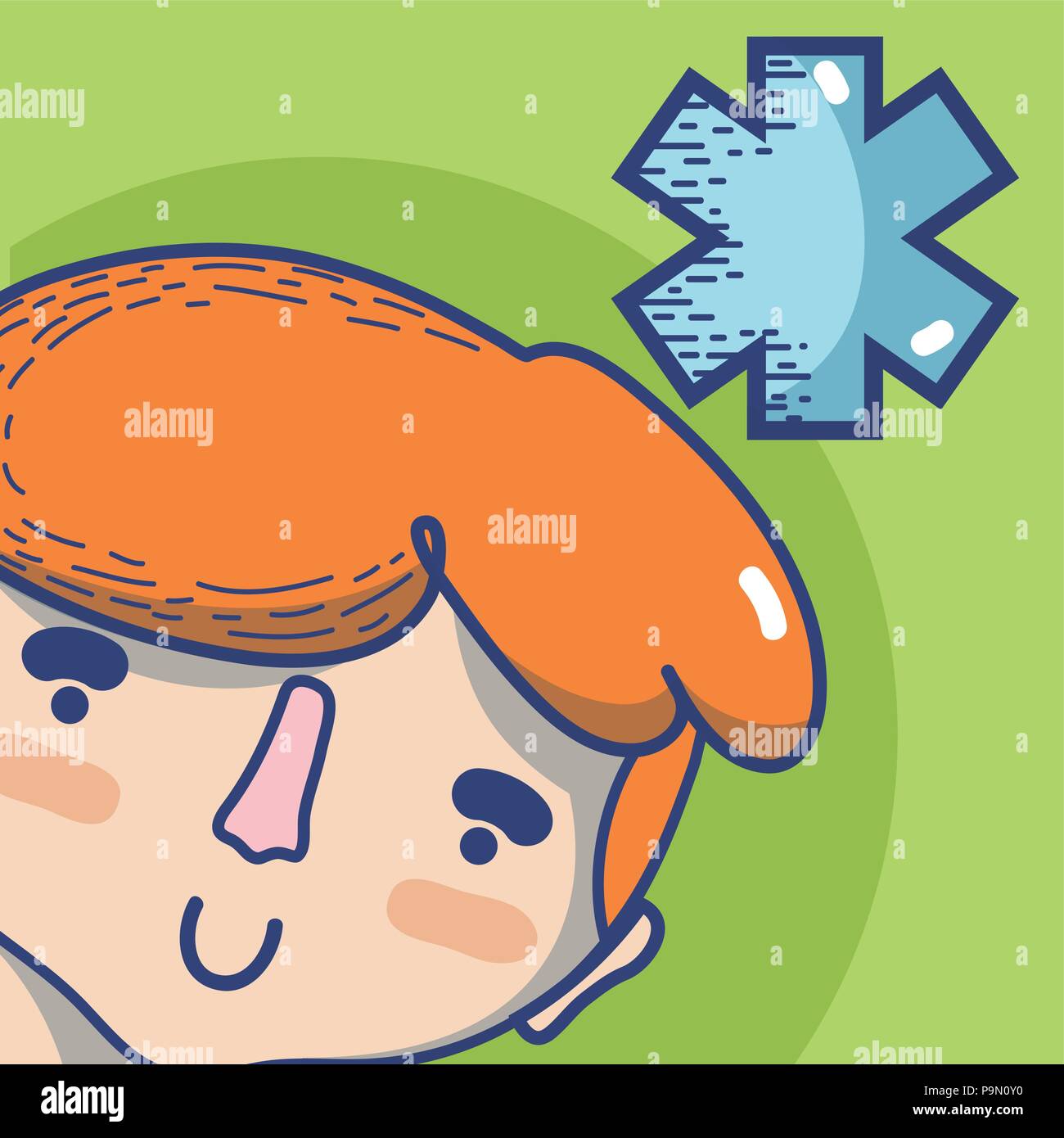 Caduceus medical symbol cartoon icon hi-res stock photography and ...