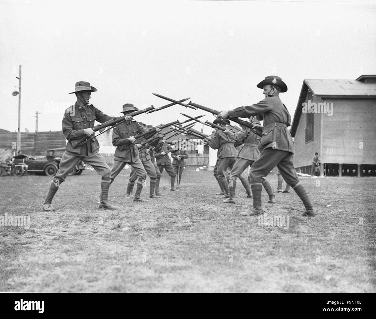 Bayonet practice hi-res stock photography and images - Alamy