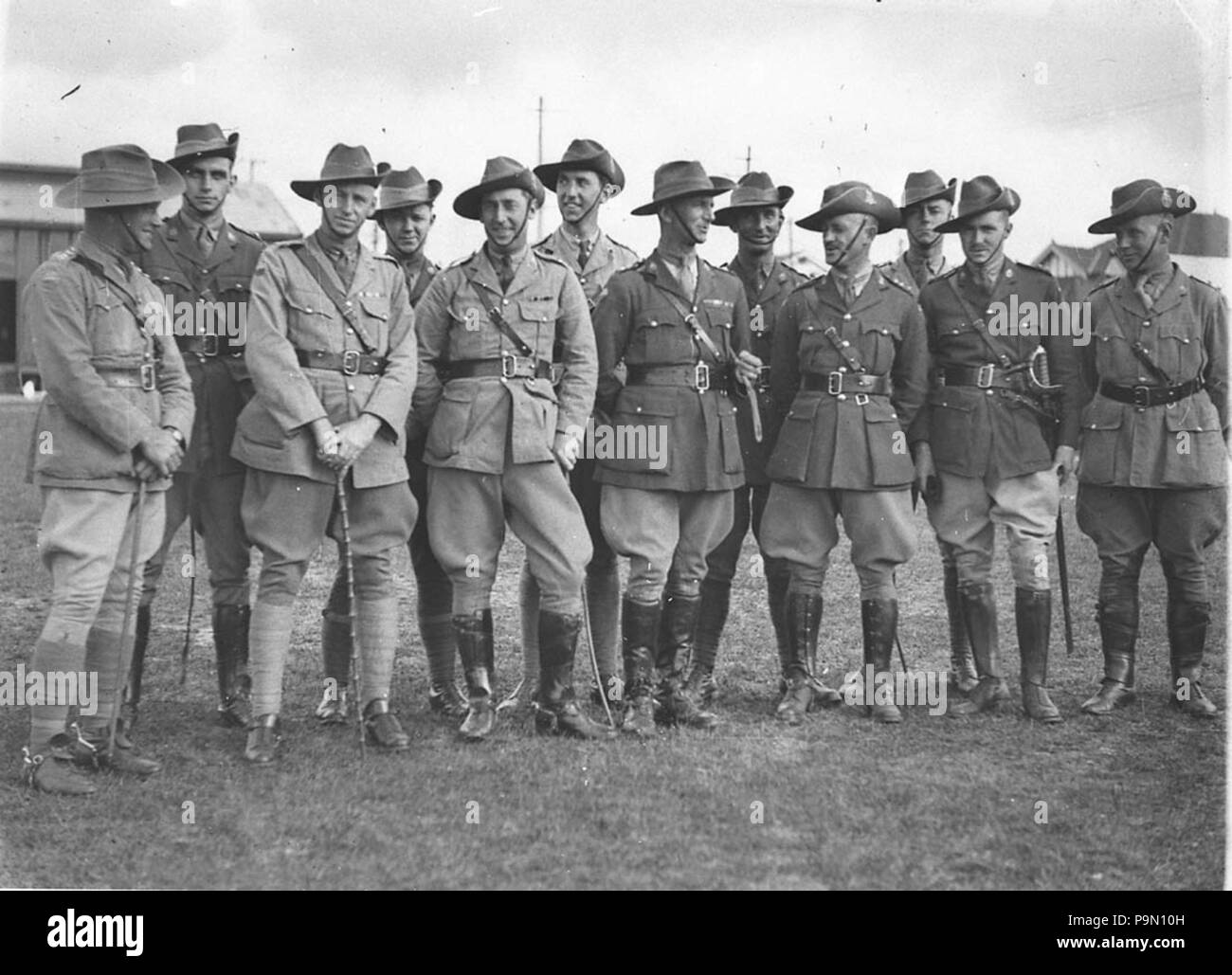 Historical photography group military Black and White Stock Photos ...