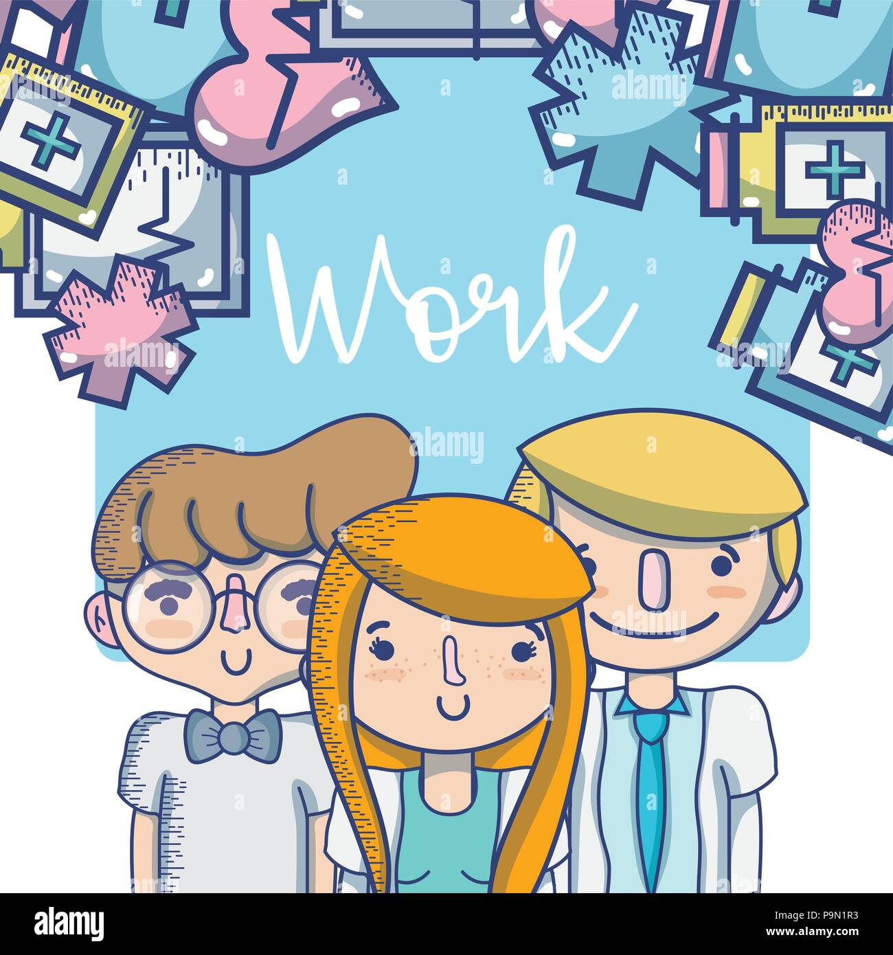 People and work cartoons Stock Vector Image & Art - Alamy