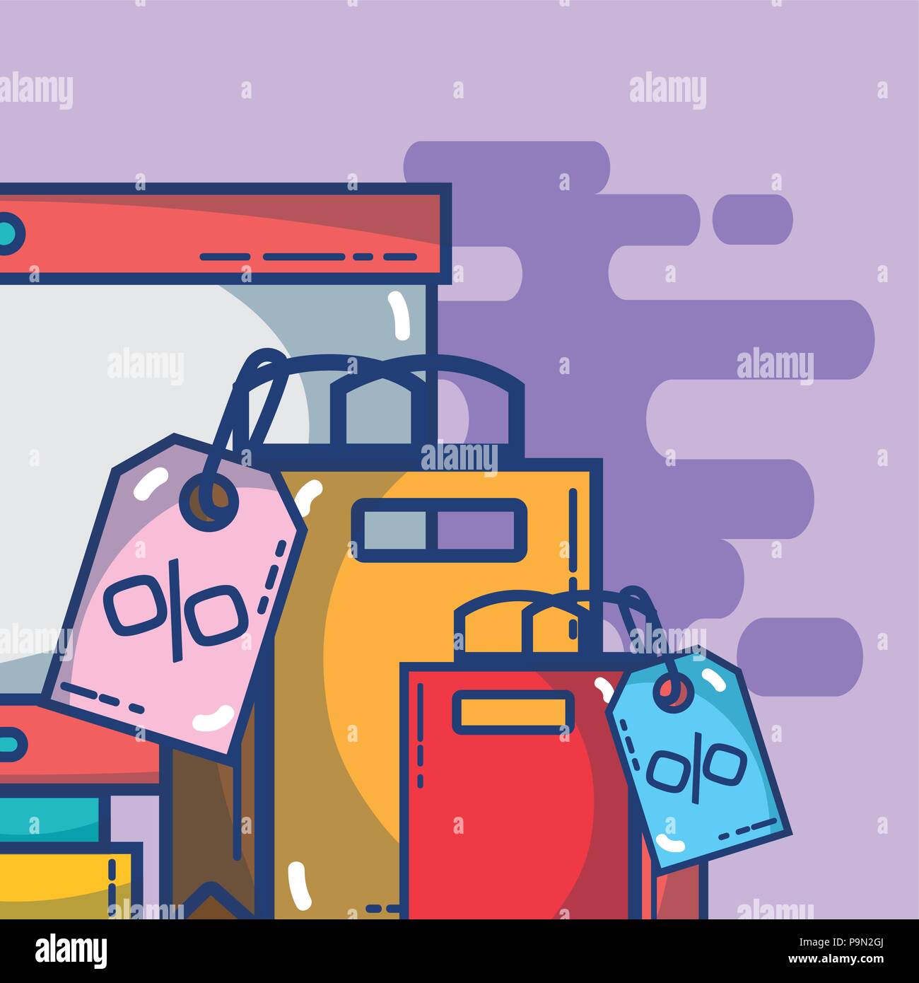 Marketing economy commercial digital Stock Vector Images - Alamy