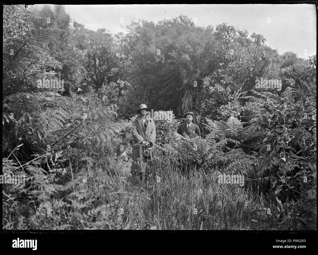 303 Stewart Island. Albert Percy Godber and a woman (possibly his ...