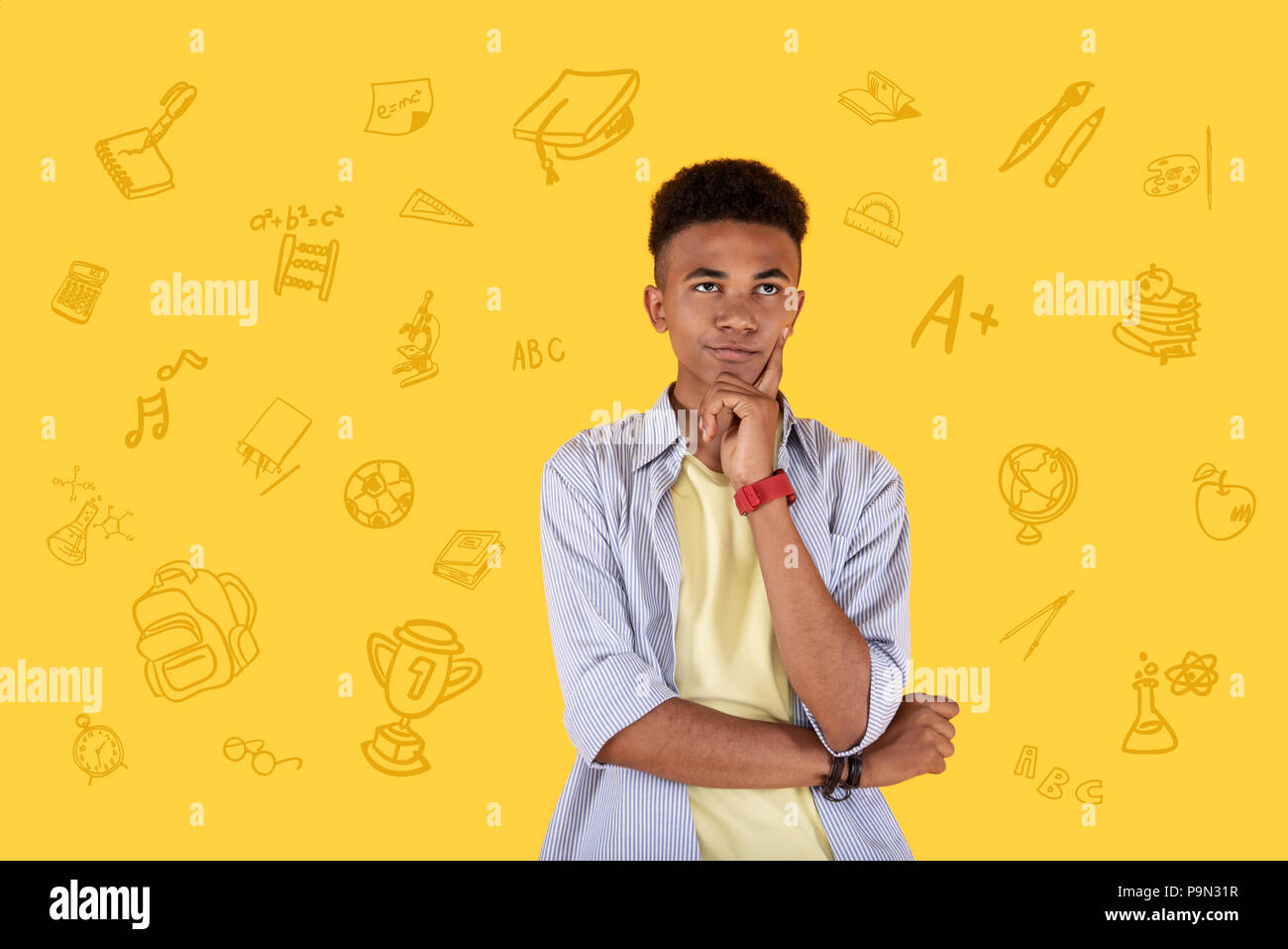 Serious student hi-res stock photography and images - Alamy