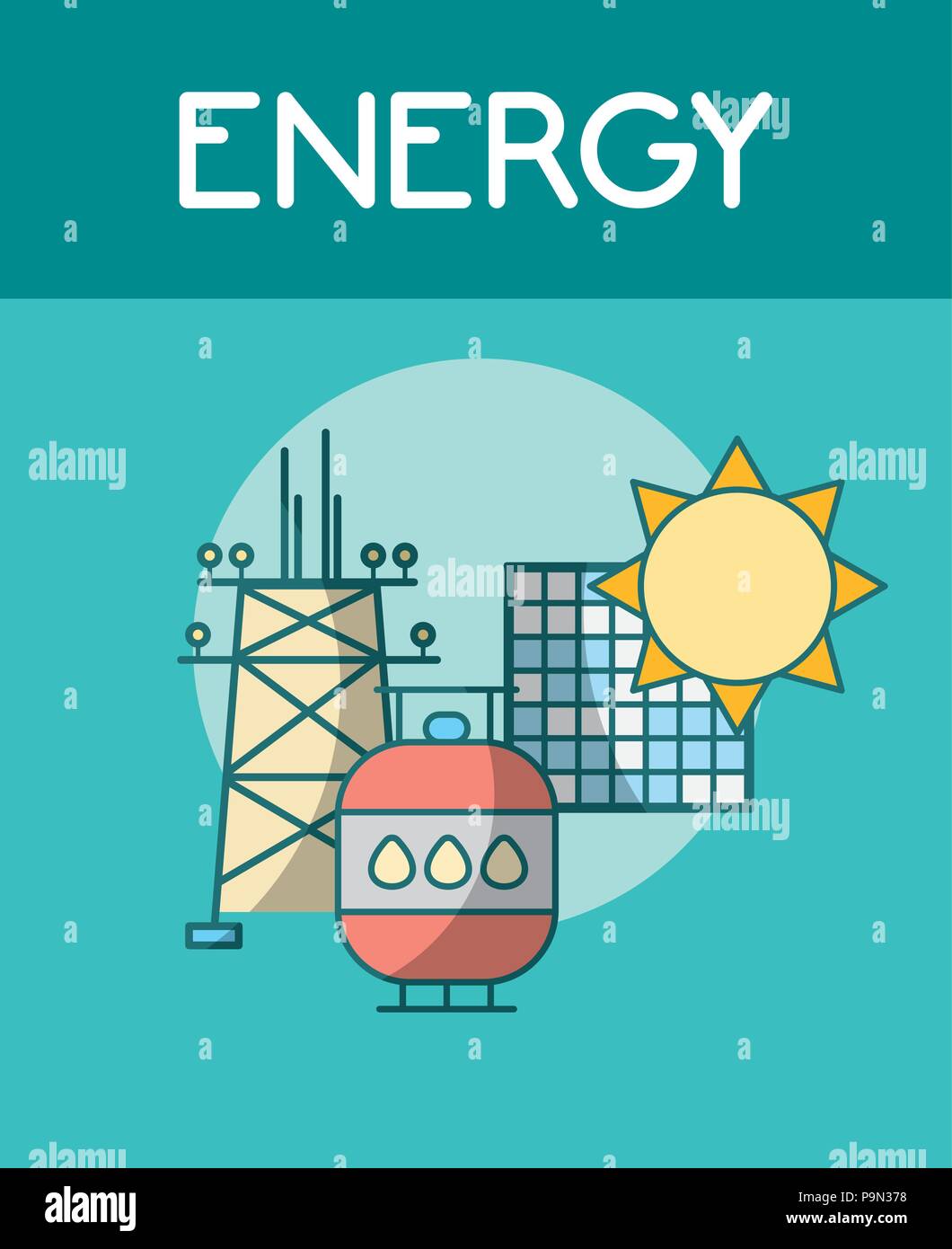 Energy power concept Stock Vector Image & Art - Alamy
