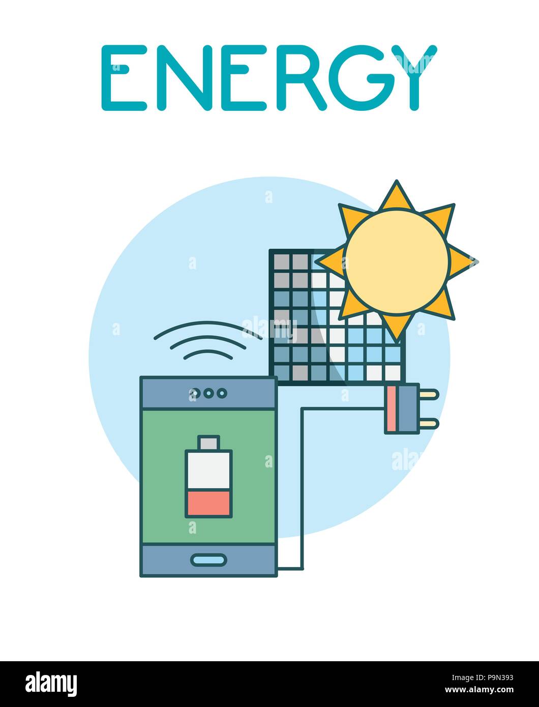 Energy power concept Stock Vector Image & Art - Alamy