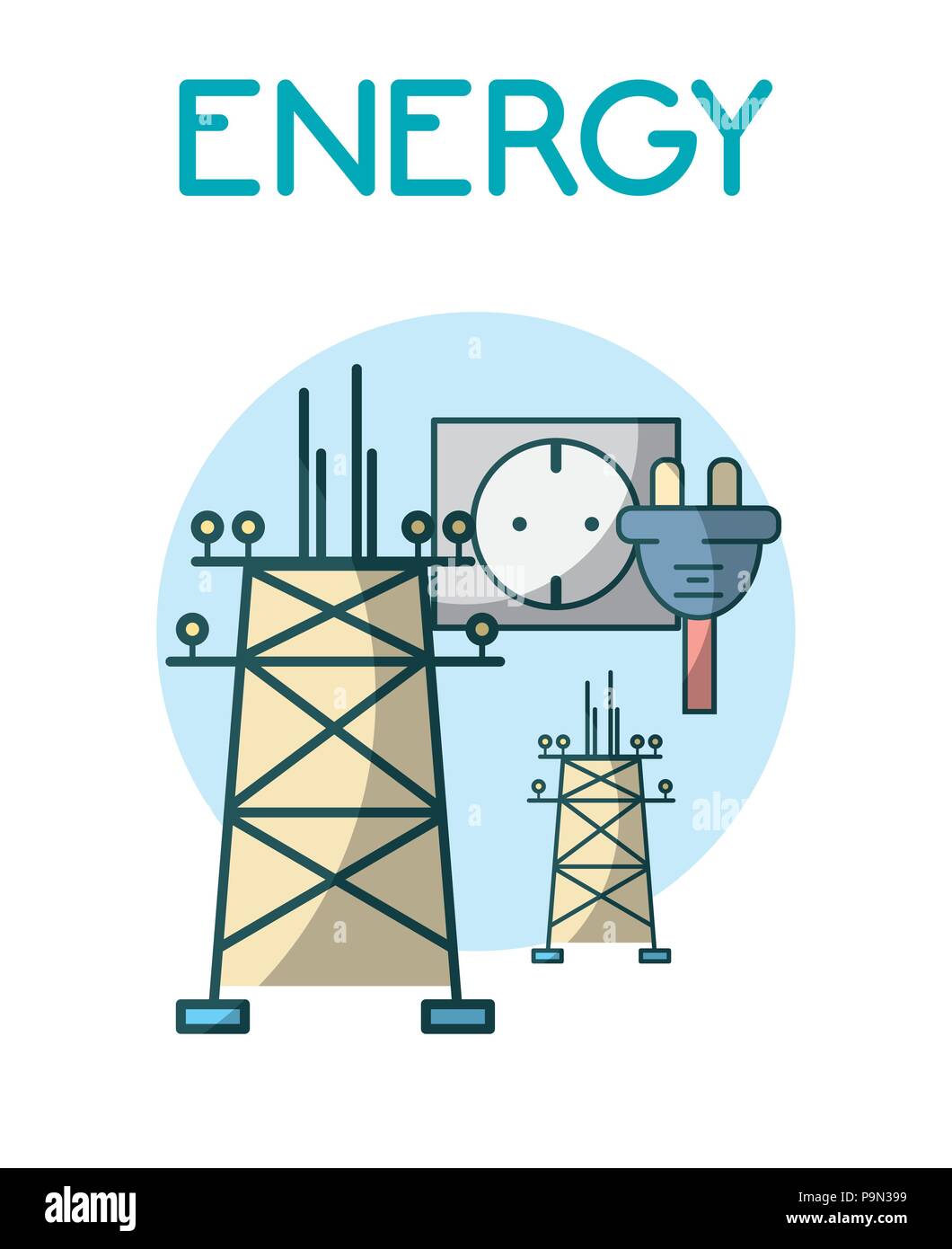 Energy power concept Stock Vector Image & Art - Alamy