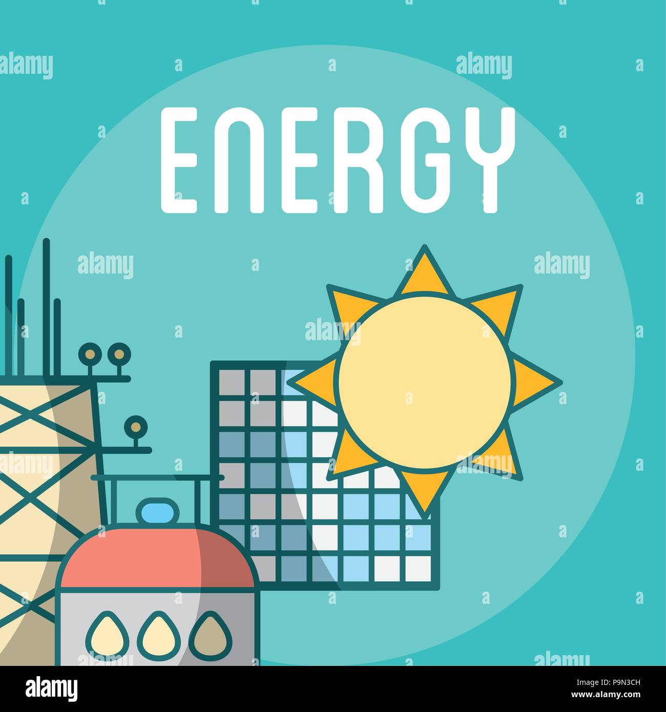 Energy power concept Stock Vector Image & Art - Alamy