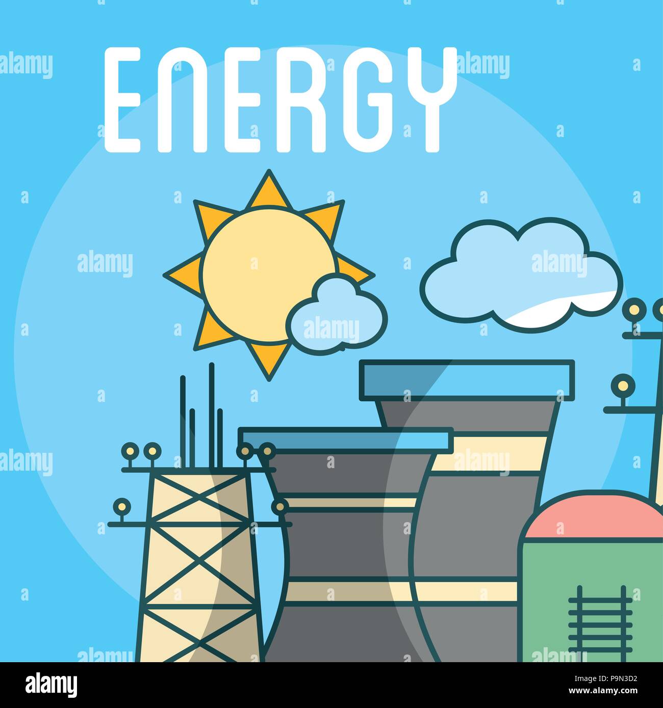 Energy power concept Stock Vector Image & Art - Alamy