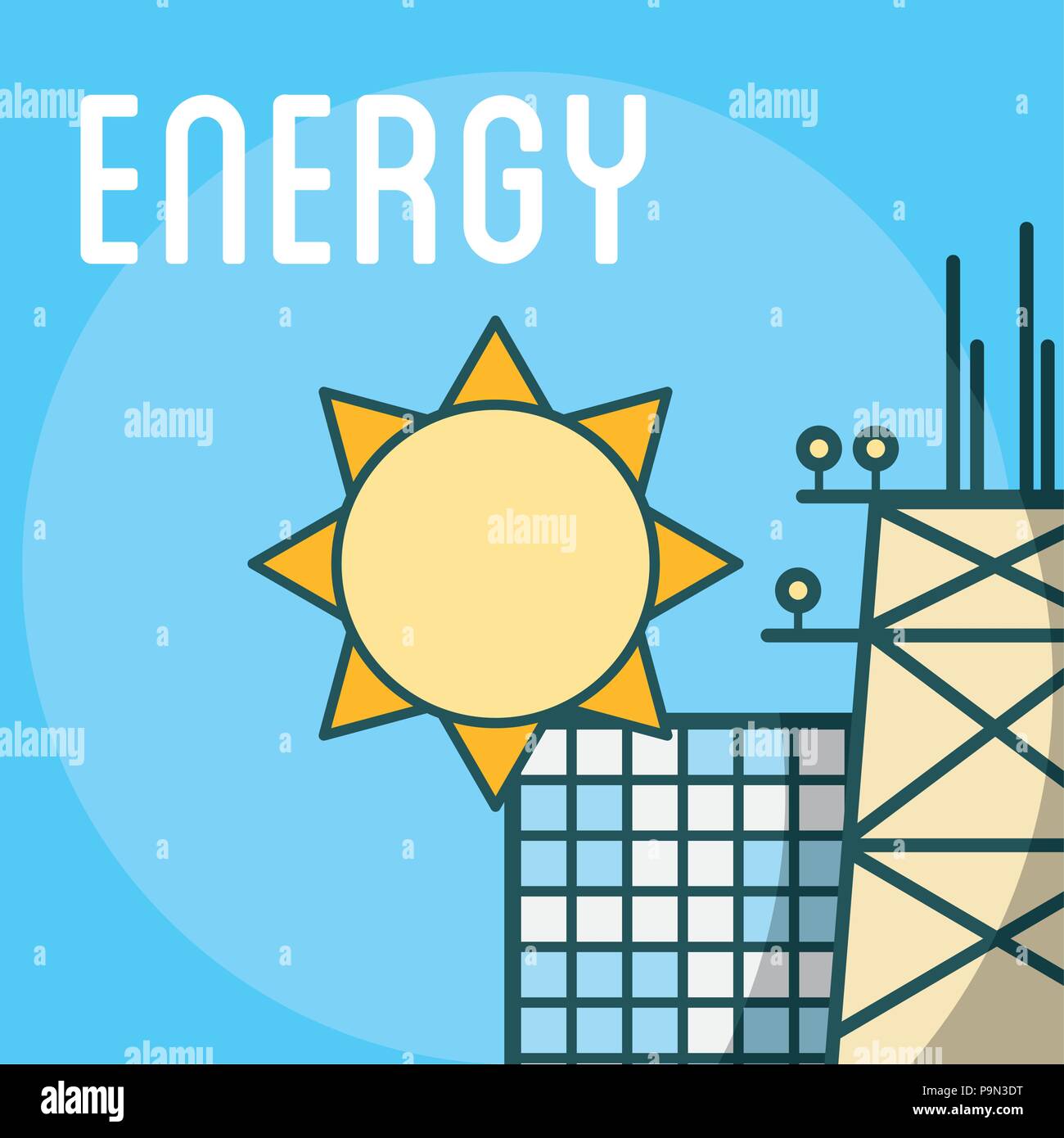 Energy power concept Stock Vector Image & Art - Alamy