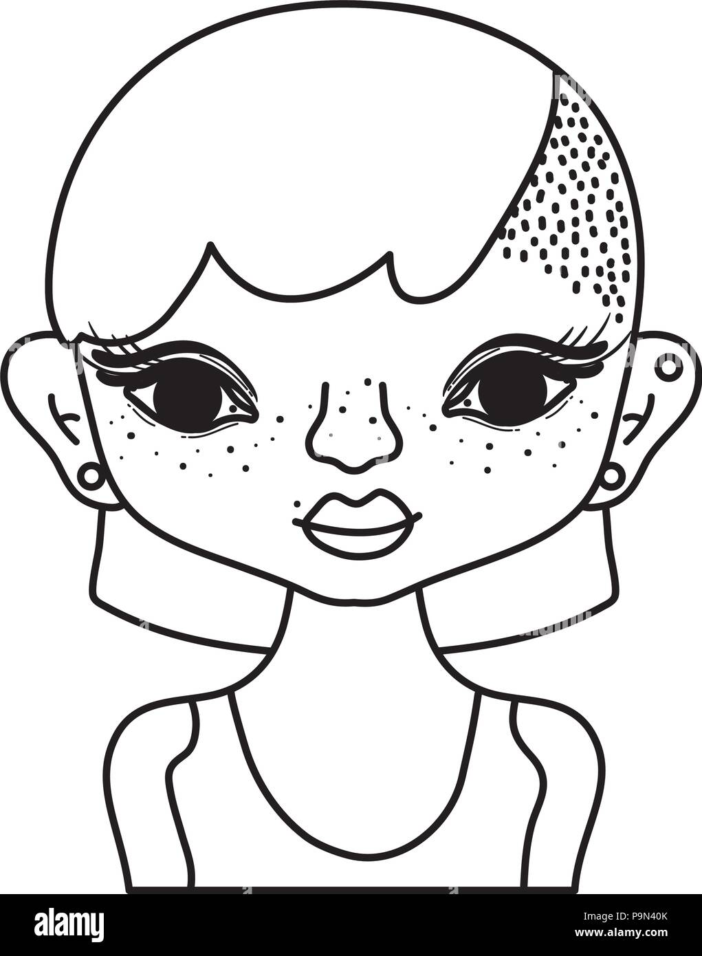 Crazy line of people Stock Vector Images - Alamy