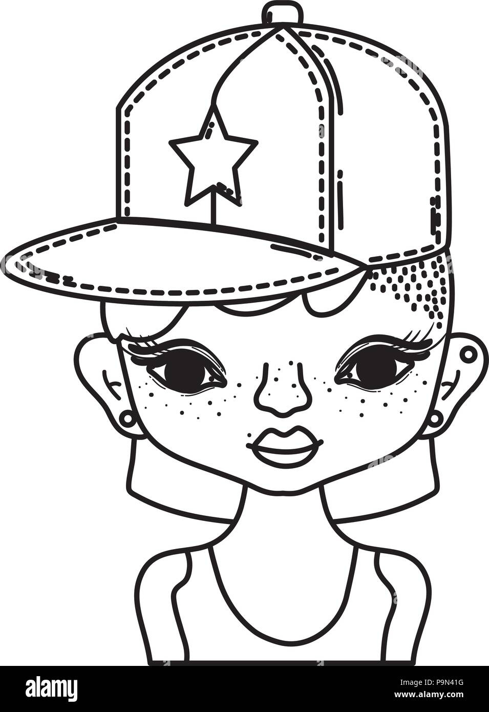 Crazy line of people Stock Vector Images - Alamy