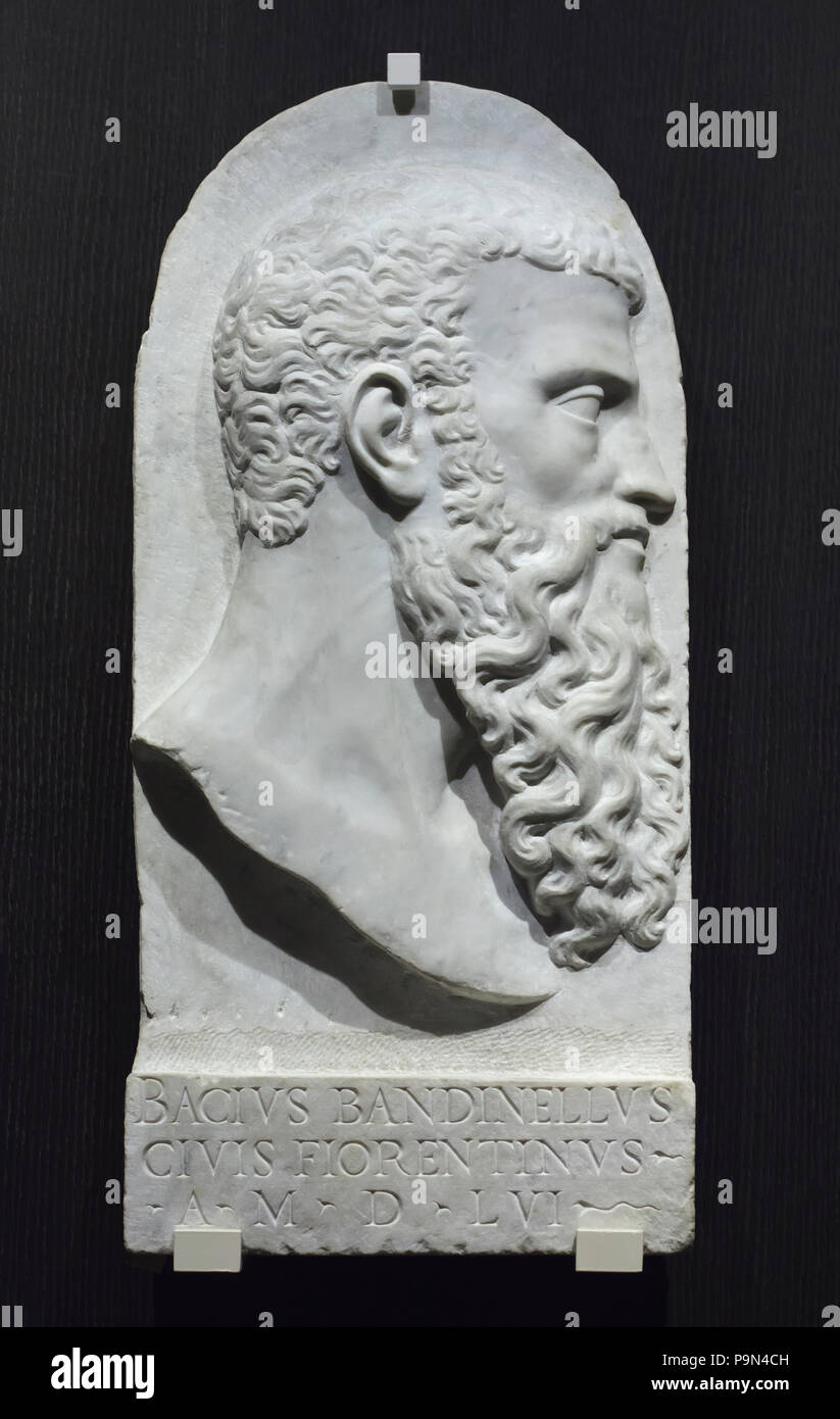 Self portrait by Italian Renaissance sculptor Bartolommeo Bandinelli ...