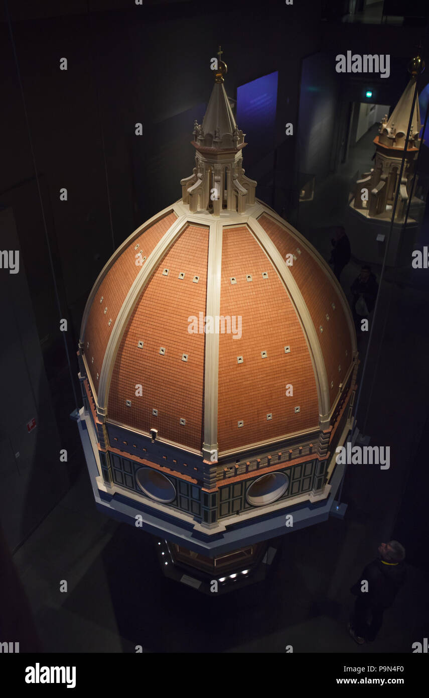 Scale model of the dome of the Florence Cathedral (Duomo di Firenze ...