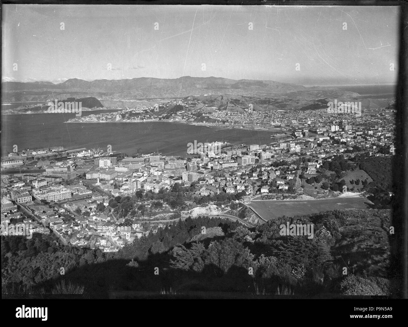 324 View of Wellington from Tinakori Road with Anderson Park centre ...