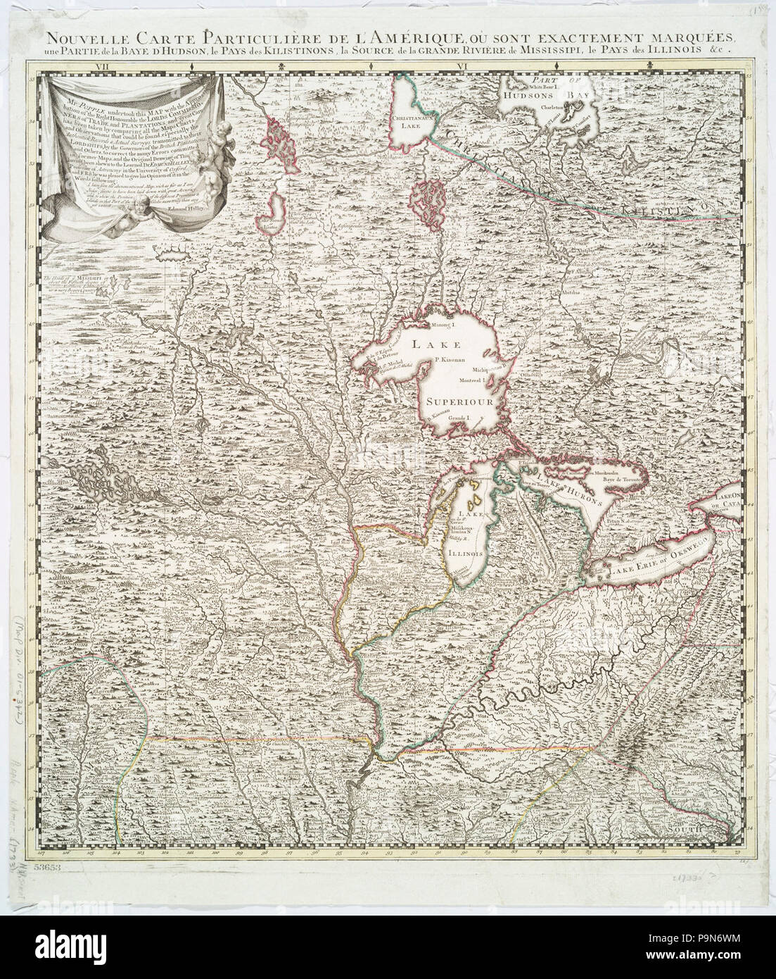 A map of the British empire in America with the French, Spanish and the ...