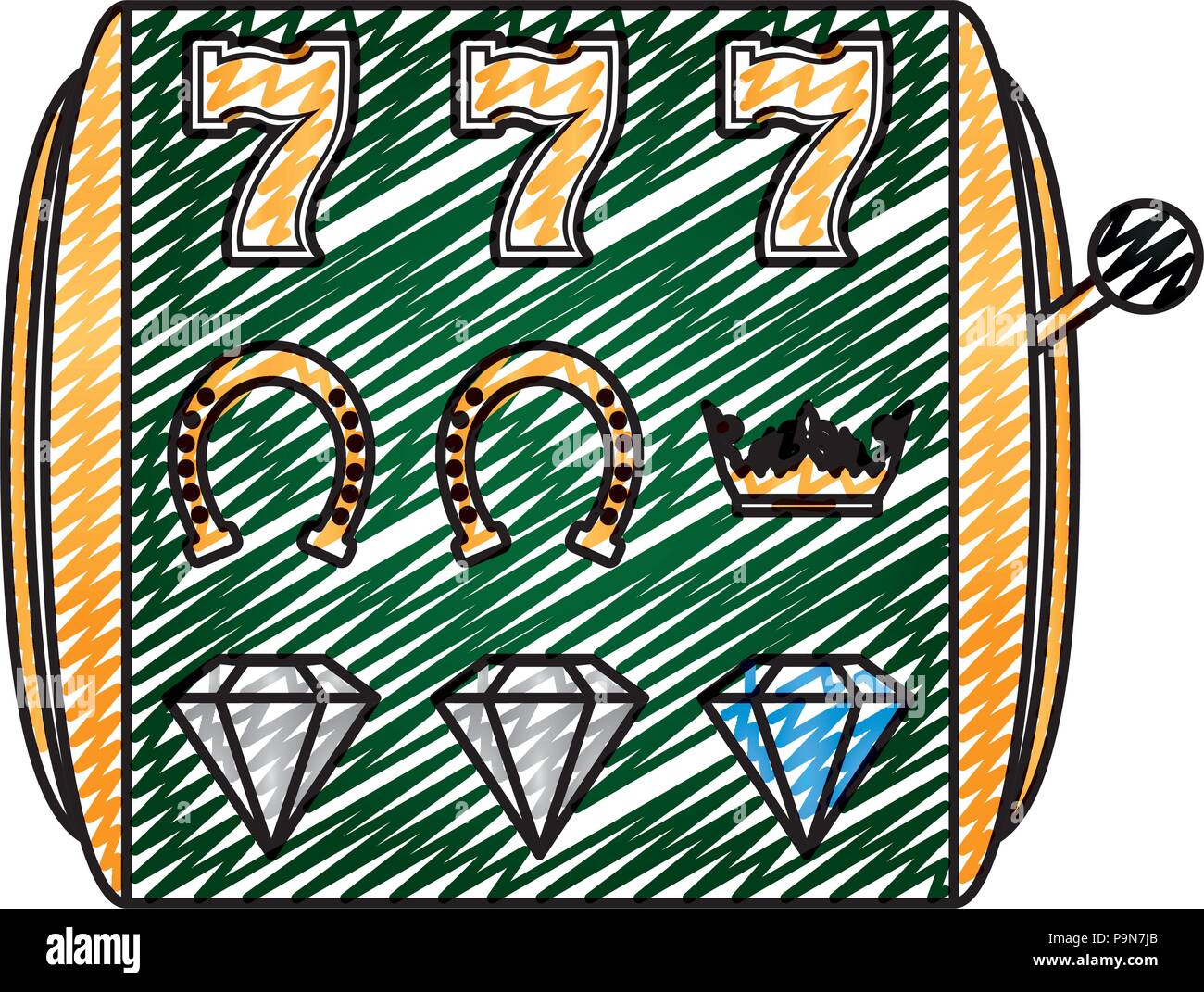 Horseshoe las vegas Stock Vector Images - Alamy