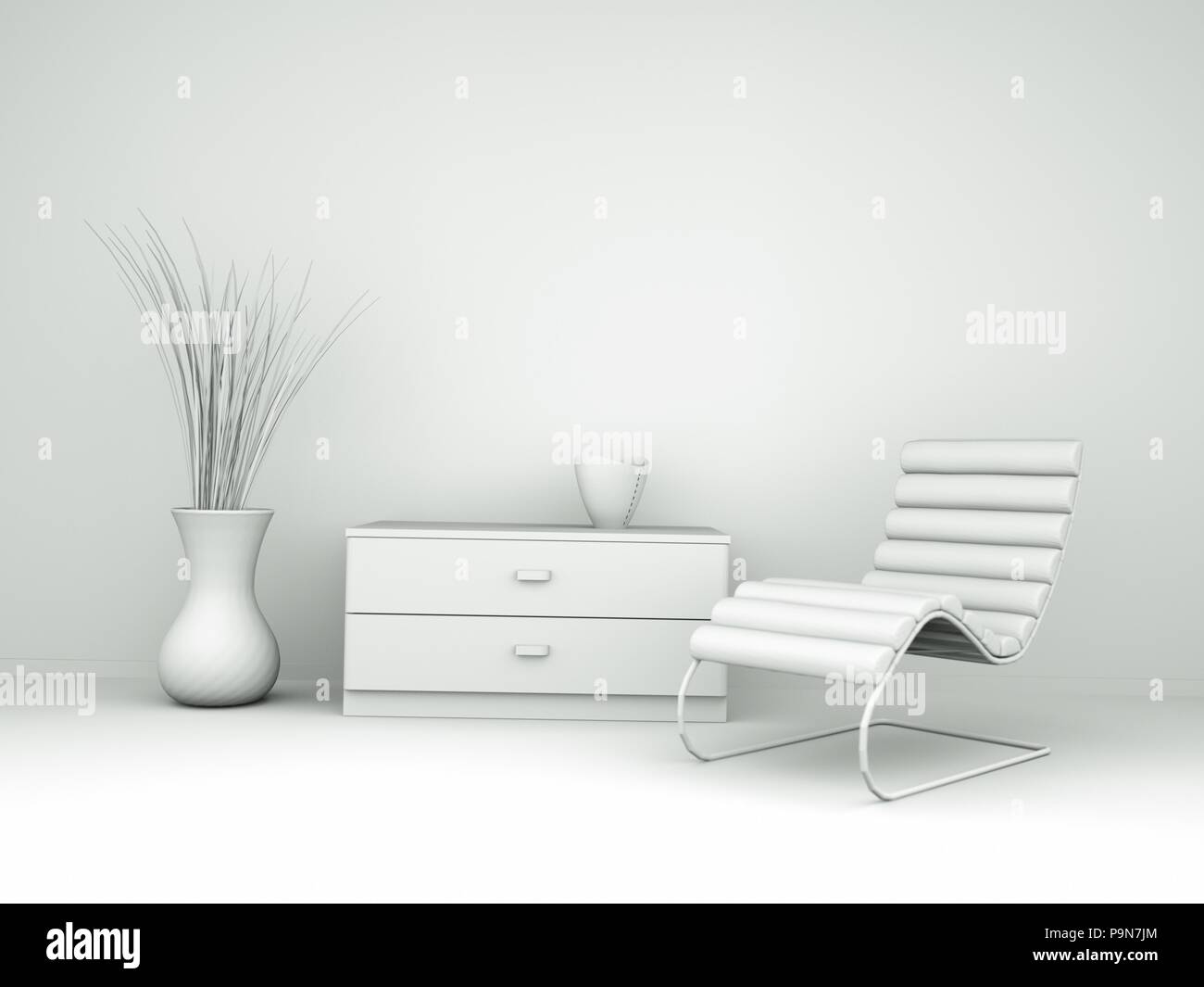 Interior design model room with sofa Stock Photo - Alamy