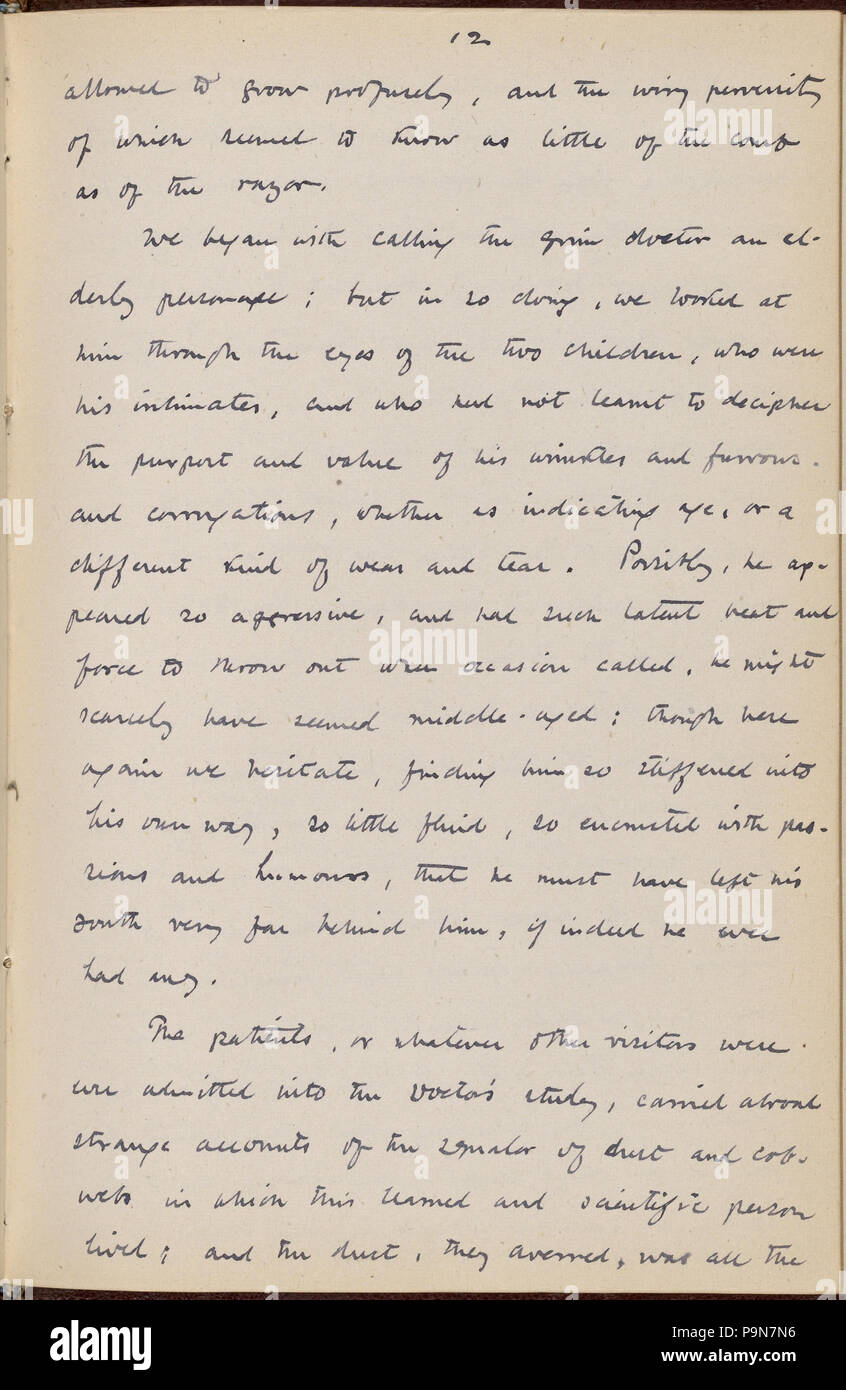 9 (Doctor Grimshawe's Secret). Chapters 1 - 7 in the hand of Julian ...