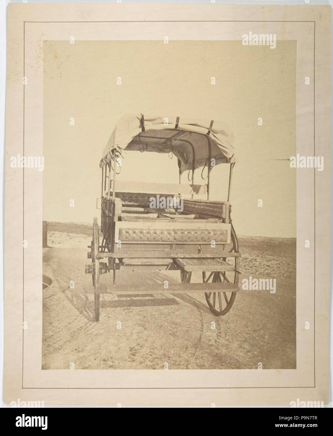 9 (Howard ambulance, rear view, tailgate partially lowered, ro ...