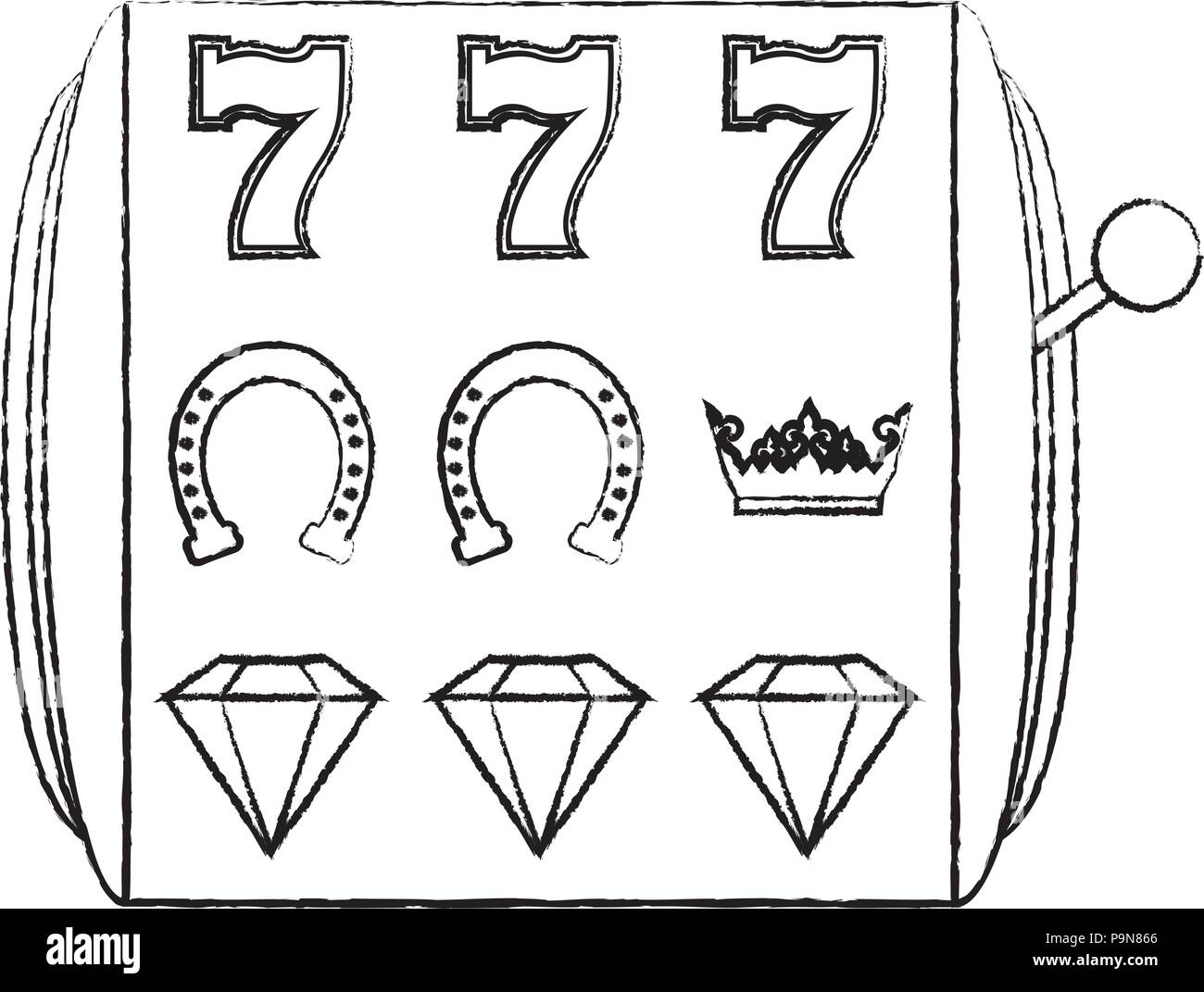 Horseshoe las vegas Stock Vector Images - Alamy