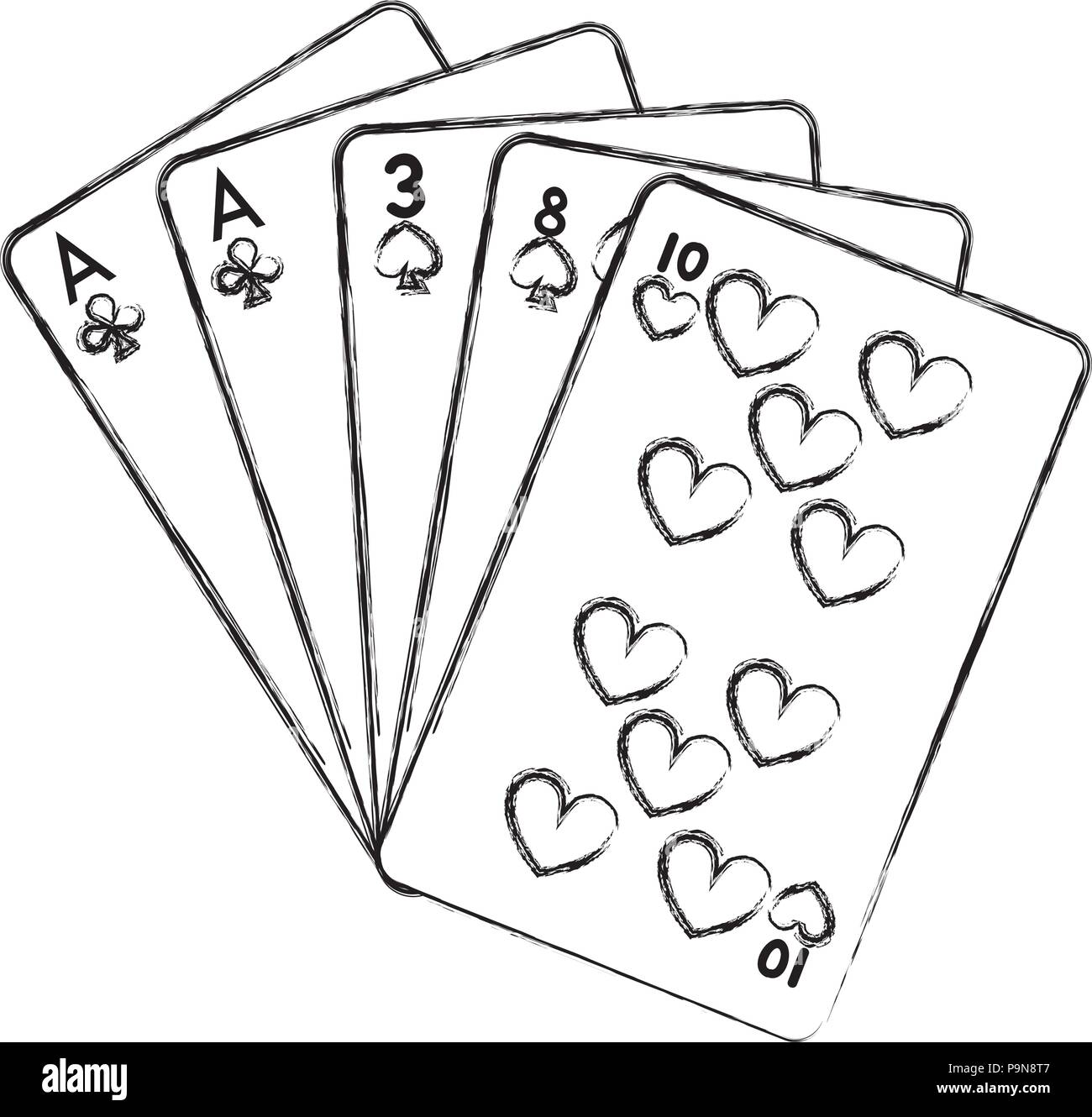 Club one casino Stock Vector Images - Alamy