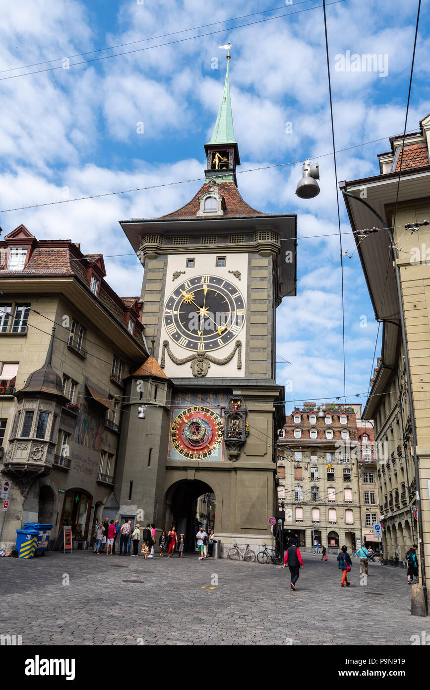 Bern, the capital city of Switzerland, is built around a crook in the ...