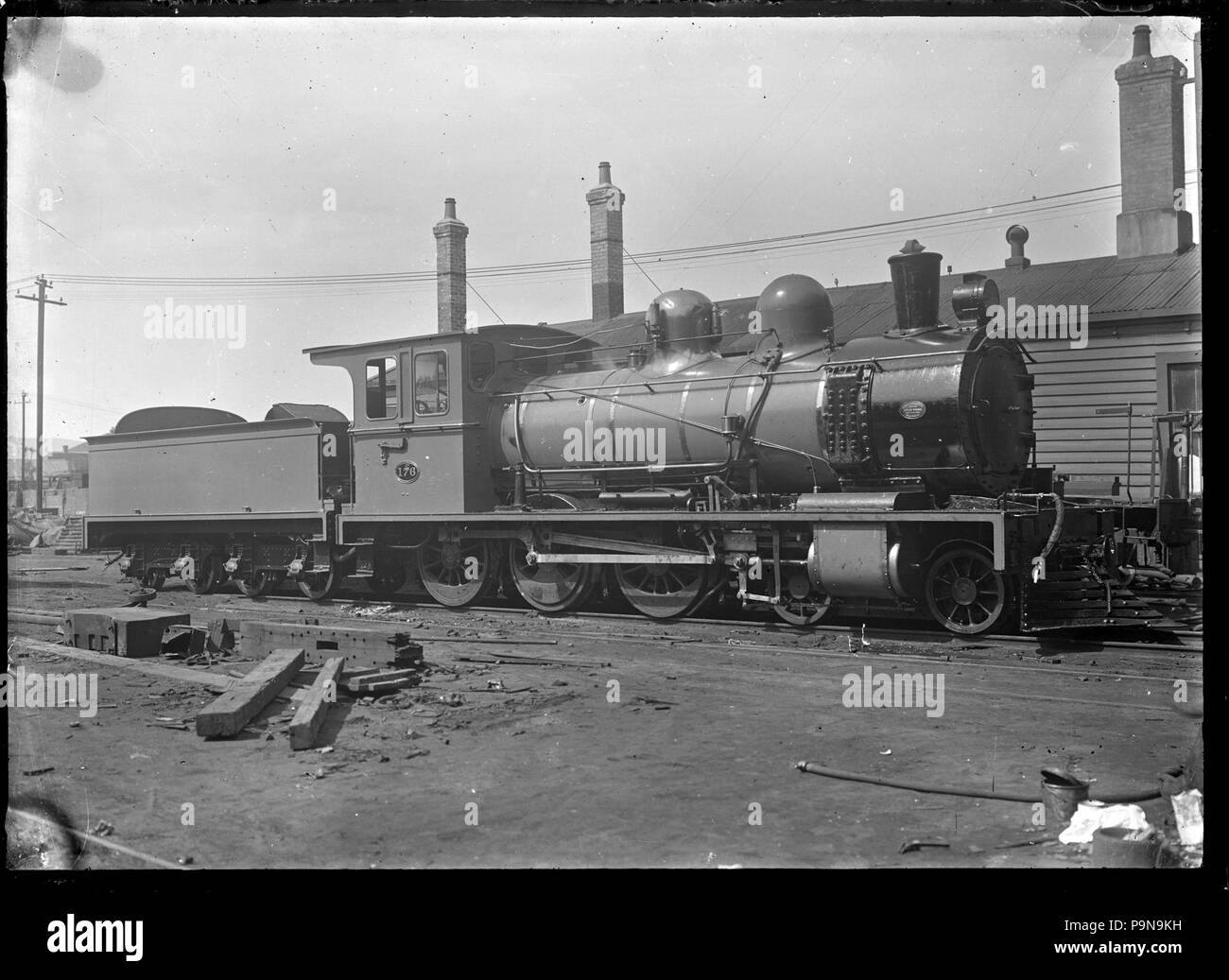 319 Ua class steam locomotive 176, 4-6-0 type ATLIB 257732 Stock Photo ...