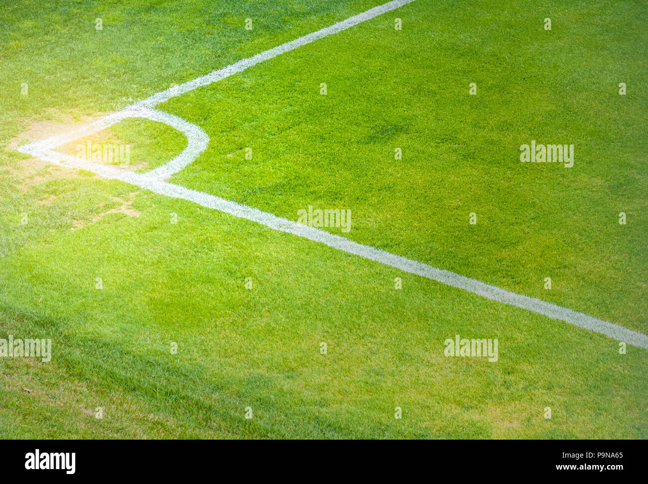 Corner kick area hi-res stock photography and images - Alamy
