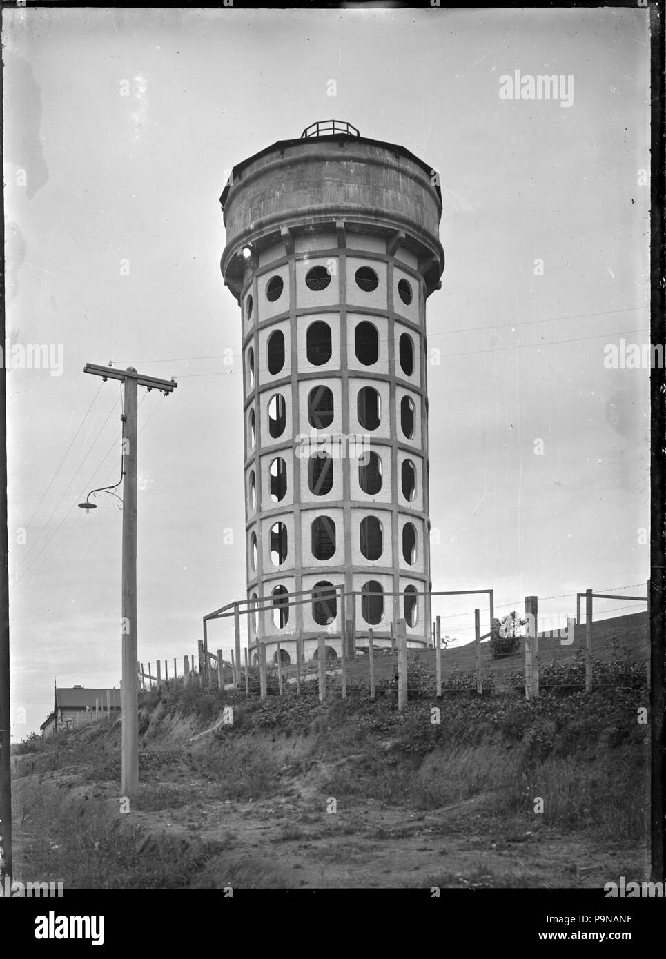 329 Water tower, Hamilton. ATLIB 287951 Stock Photo - Alamy