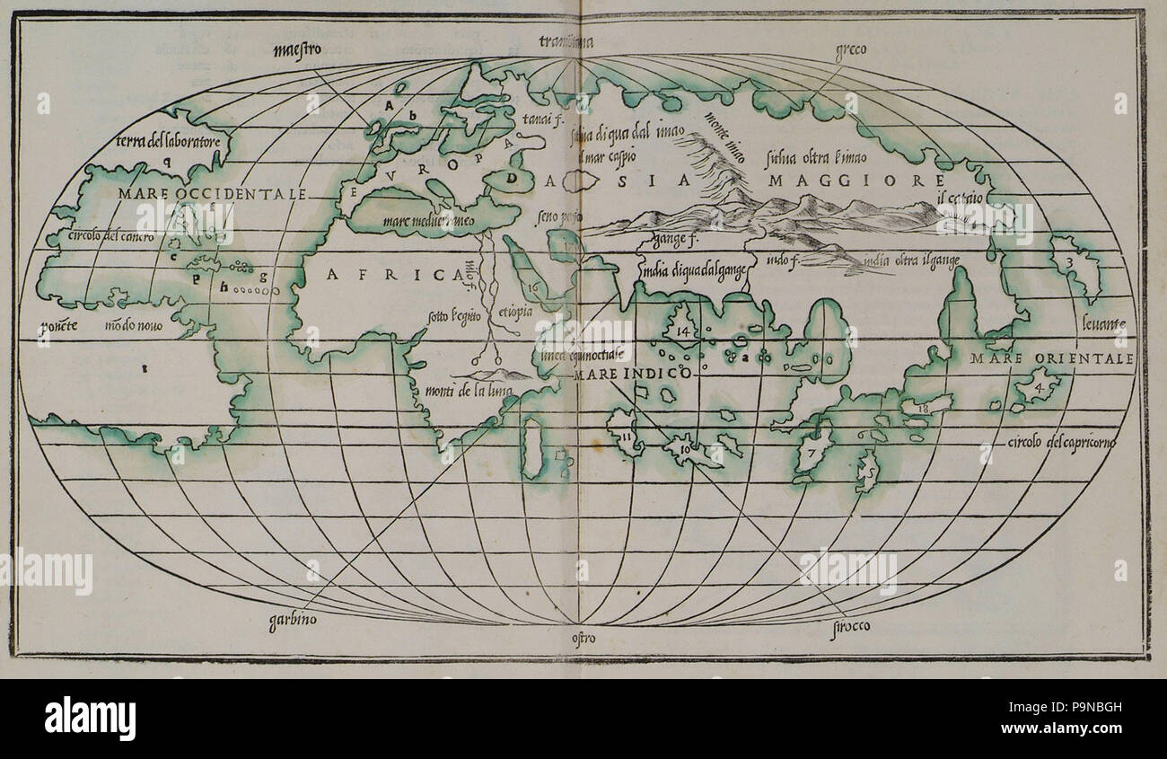 Medieval world map hi-res stock photography and images - Alamy