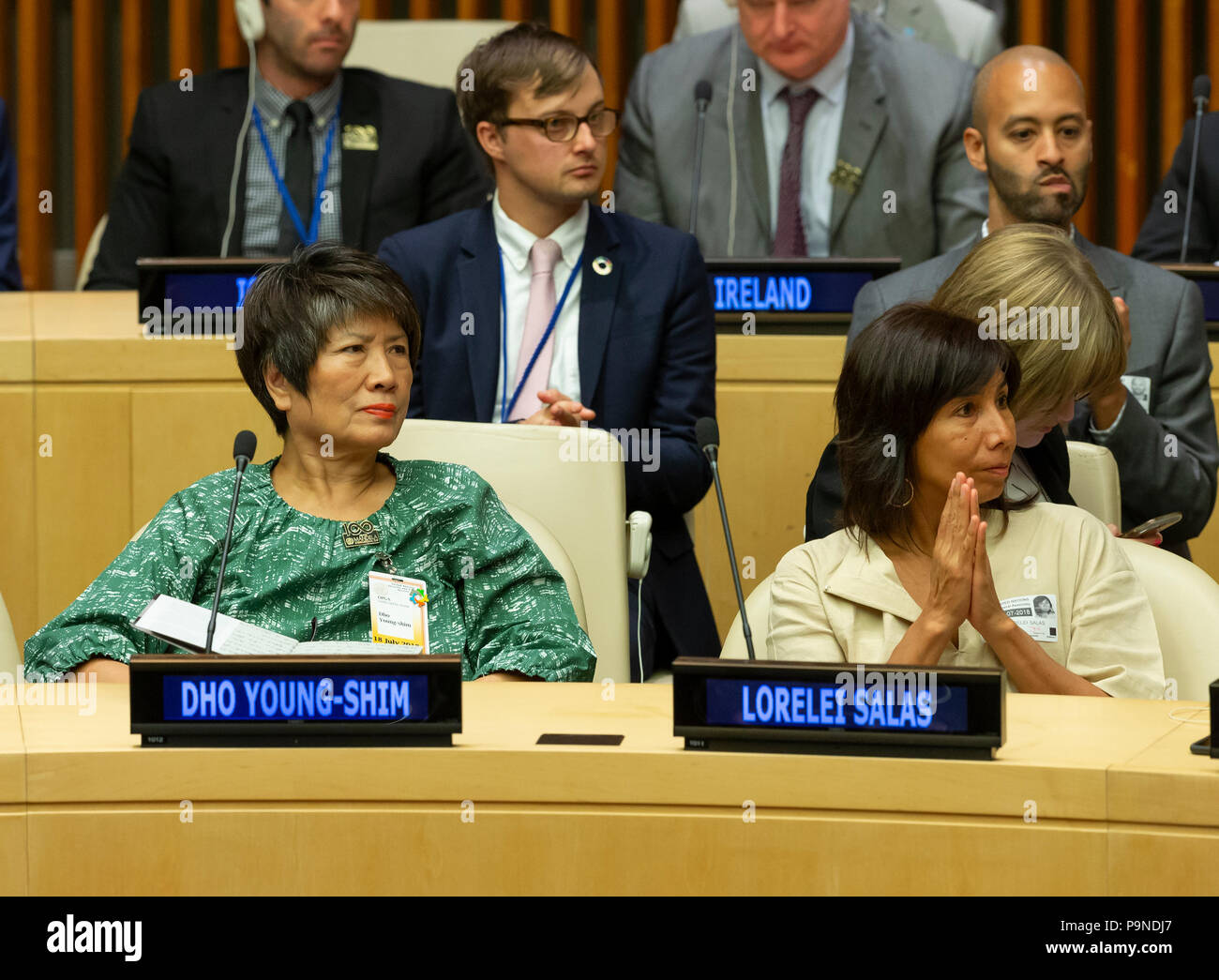 Dho Young-Shim and Lorelei Salas attend Annual Nelson Mandela ...