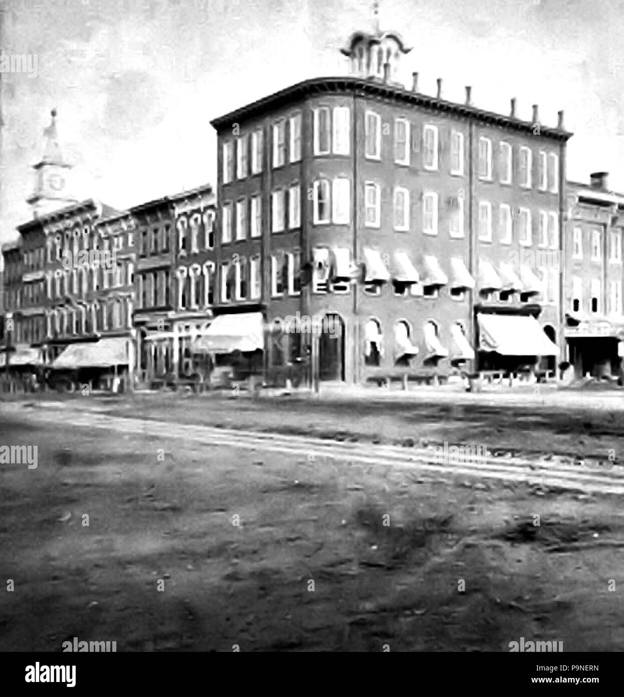 20 1879 - Southeast Corner Center Square - Allentown PA Stock Photo - Alamy