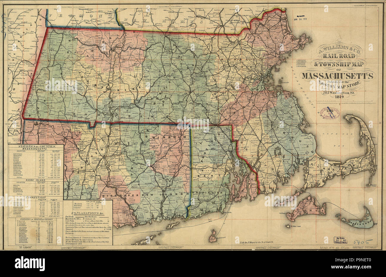 Railroad map hi-res stock photography and images - Alamy