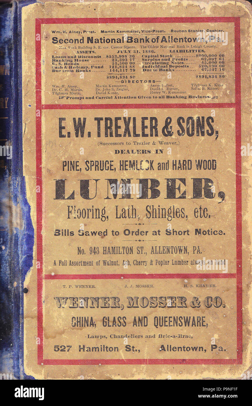 Historical directory data hi-res stock photography and images - Alamy