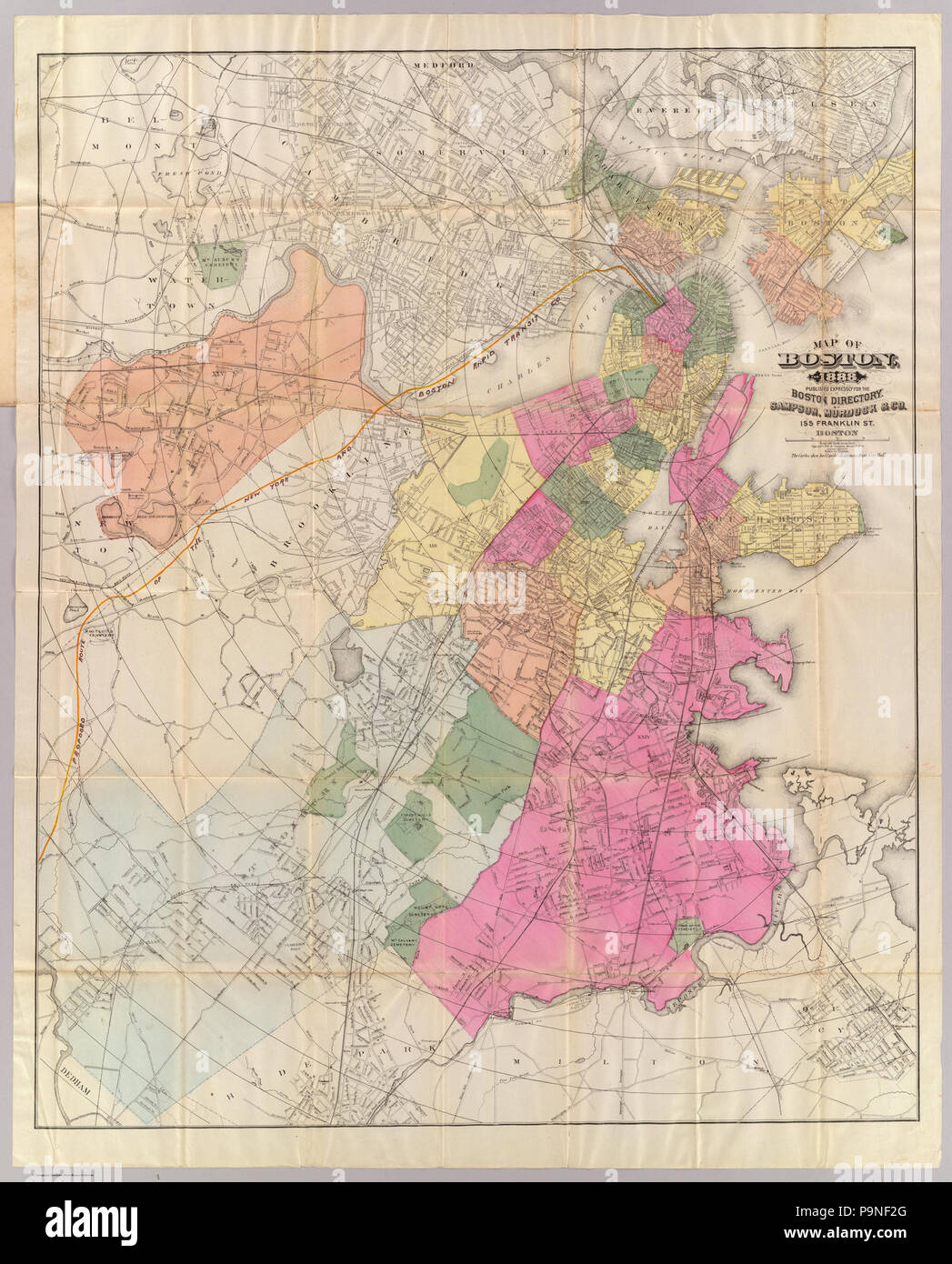 Map showing proposed route hi-res stock photography and images - Alamy