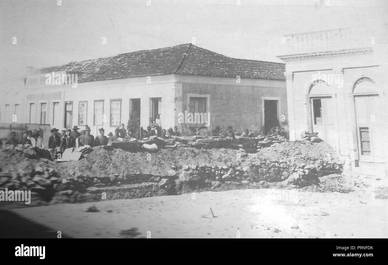 . English: Revolution of 1893, Brazil: siege of Bagé, trench at Sete de ...