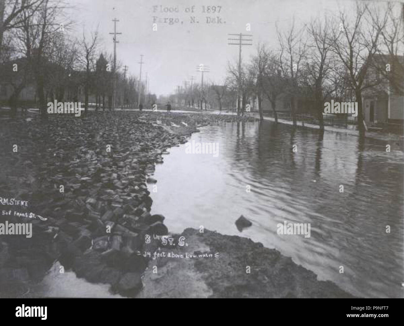 1897 red river flood hi-res stock photography and images - Alamy