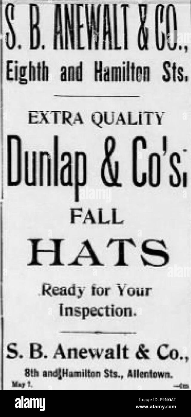 1902 ad hi-res stock photography and images - Alamy
