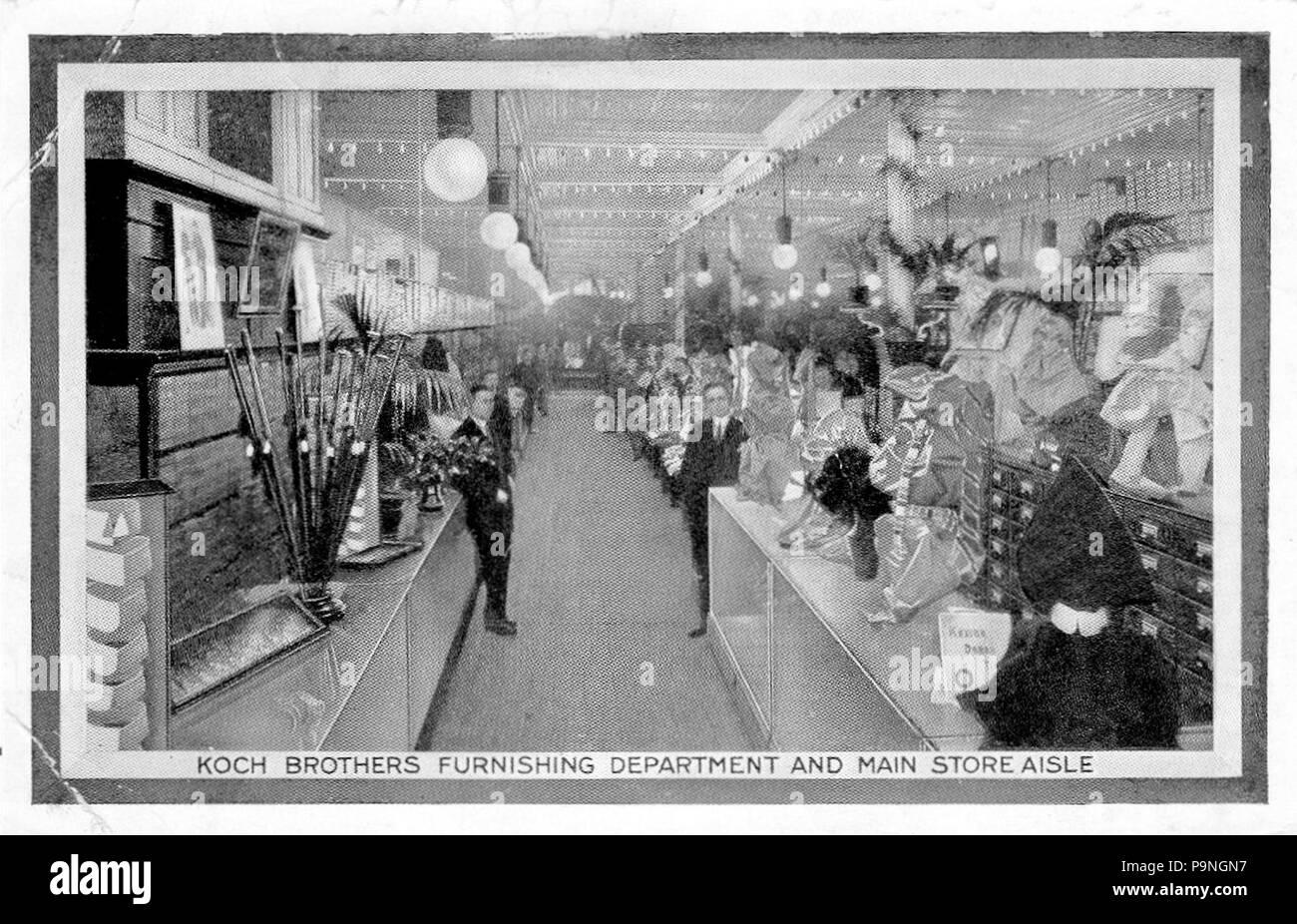 28 1907 - Koch Brothers Trade Card Allentown PA Stock Photo - Alamy