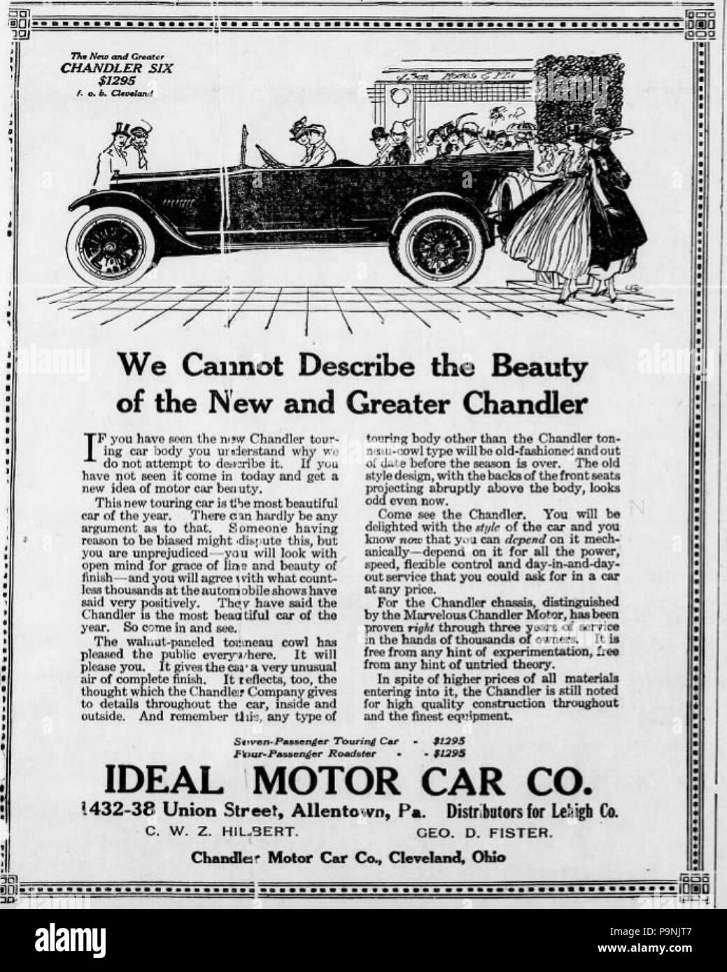 The evolution of the motor car Black and White Stock Photos & Images ...